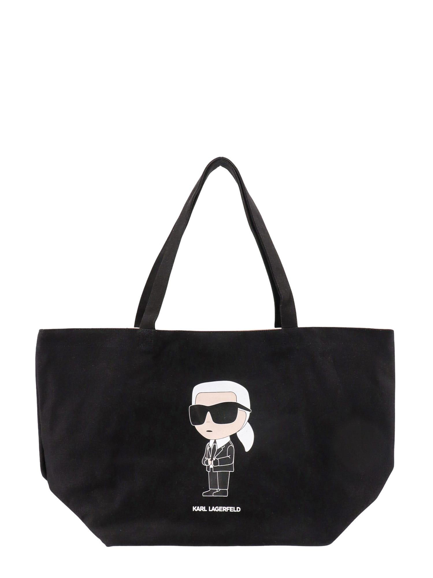 Karl Lagerfeld Shopping Bag in Black | Lyst Karl Lagerfeld Shopping Bag in Black | Lyst