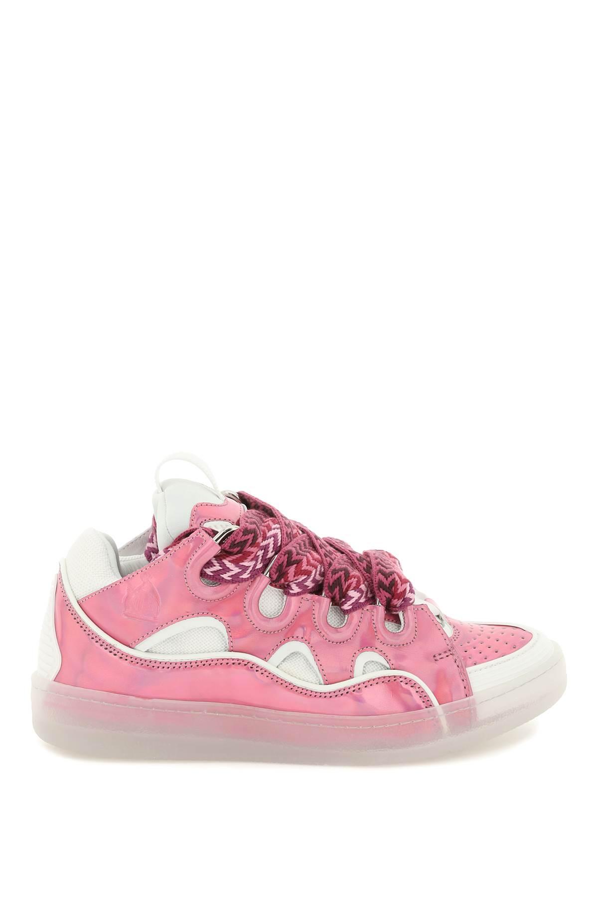 Lanvin Curb Sneakers in Pink | Lyst