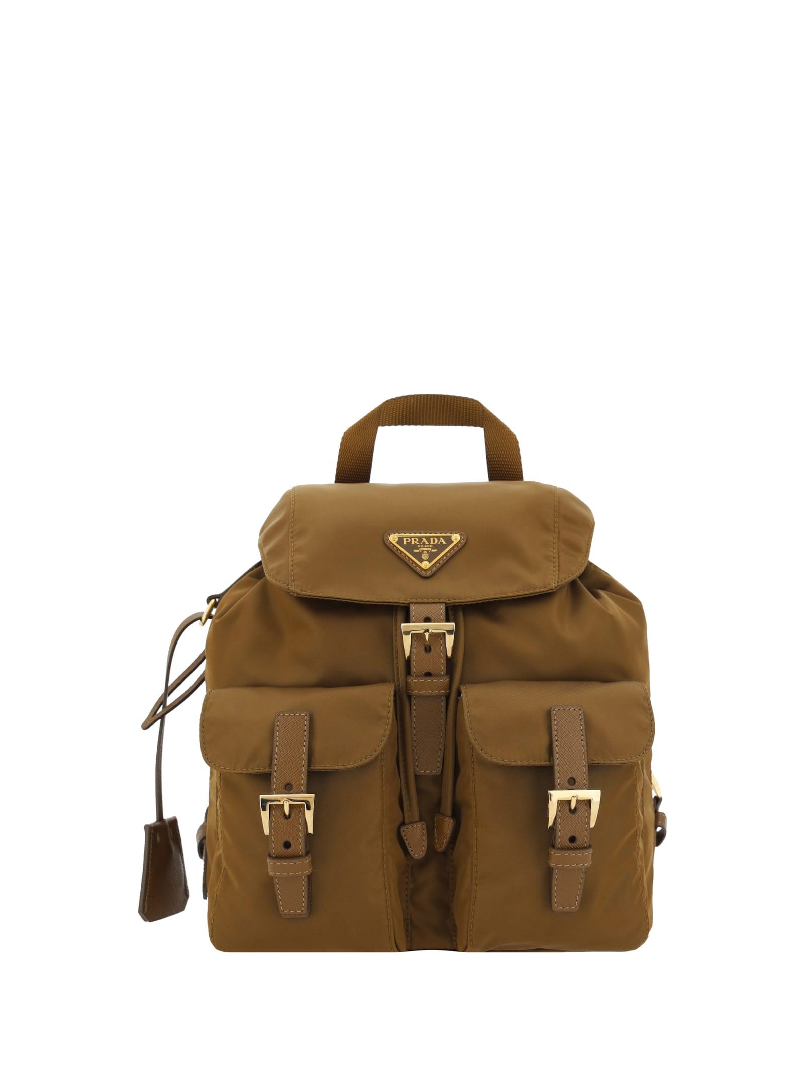 Prada Backpacks in Metallic | Lyst UK