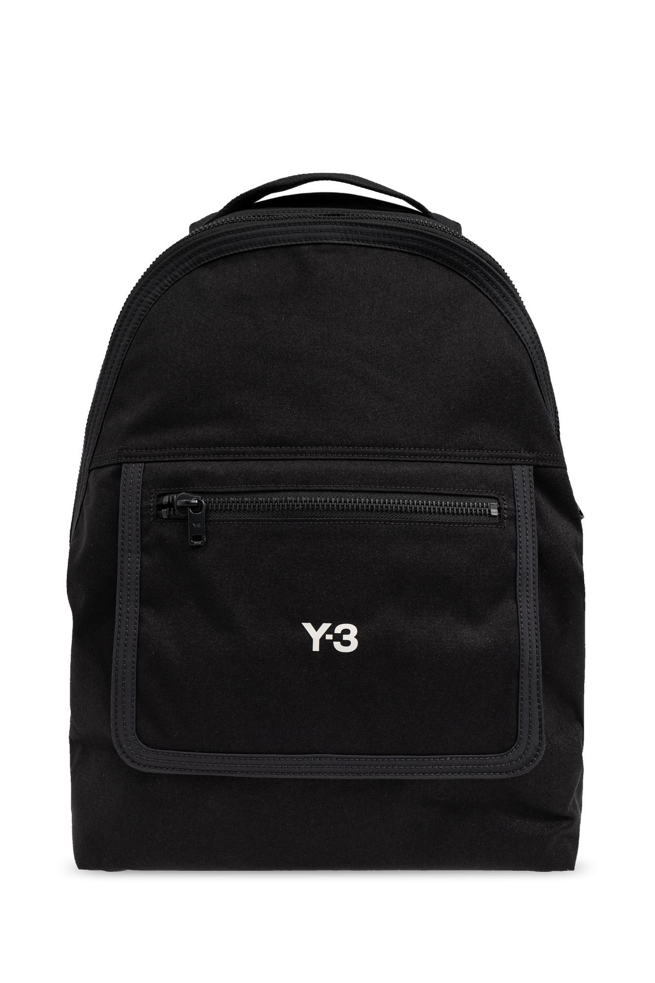 Y-3 Backpack With Printed Logo in Black for Men | Lyst