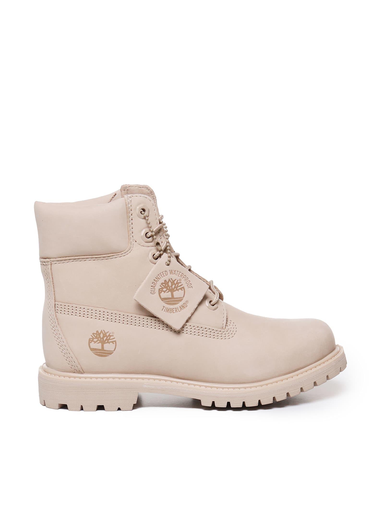 Timberland Ankle Boots With Laces in Natural | Lyst UK