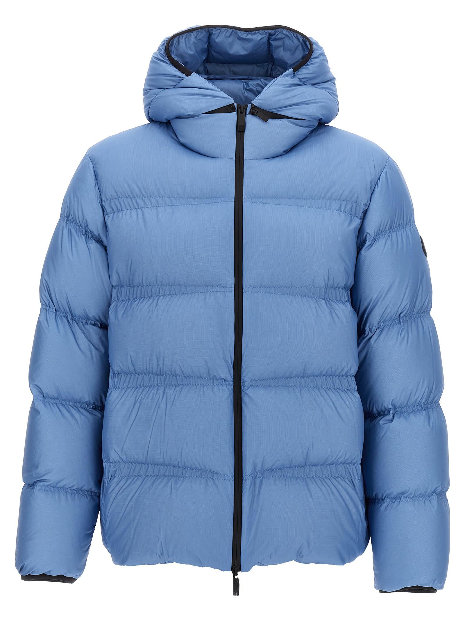 Moncler Masac Down Jacket in Blue for Men | Lyst