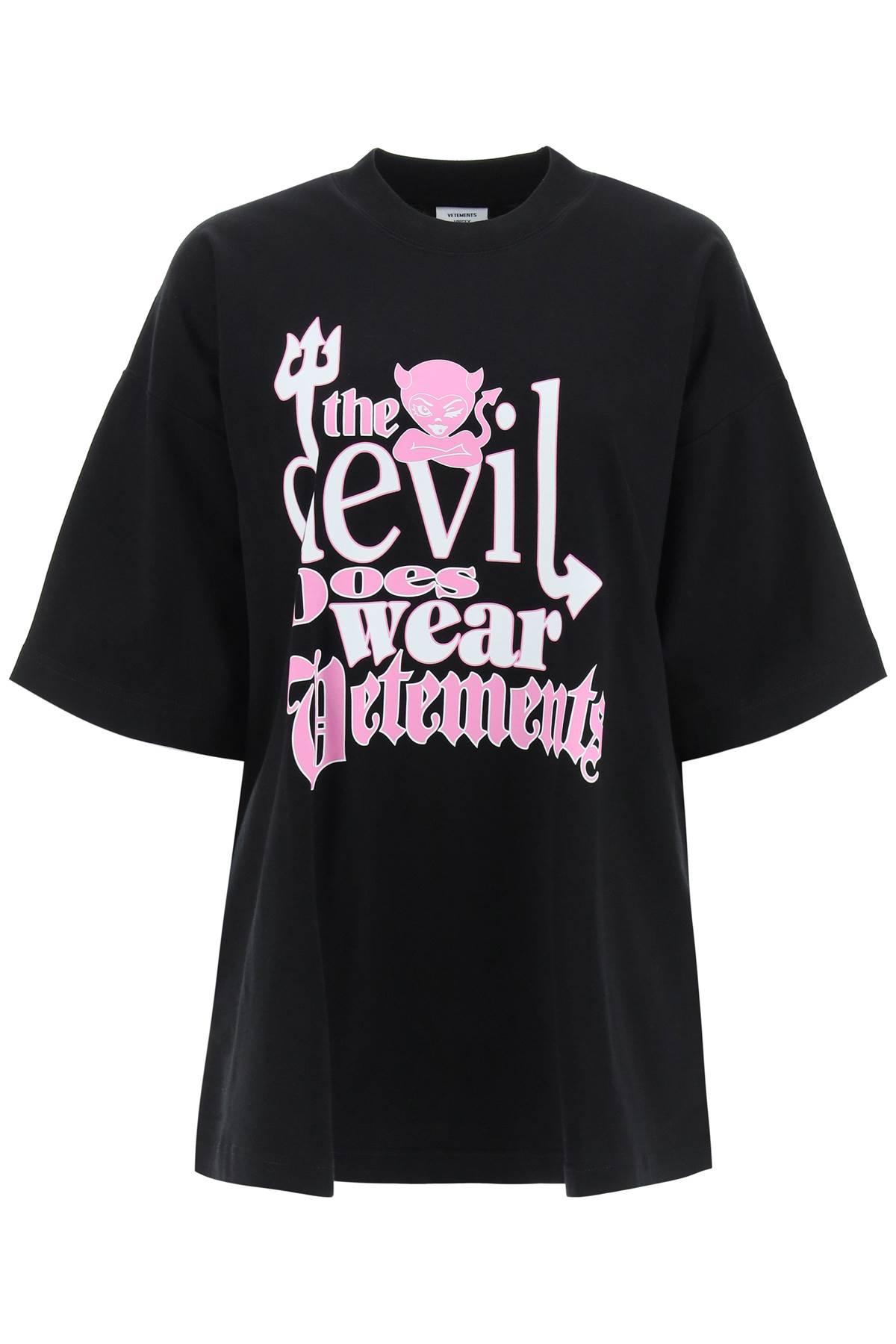 Vetements 'devil Does Wear ' T-shirt in Black | Lyst Vetements 'devil Does Wear ' T-shirt in Black | Lyst
