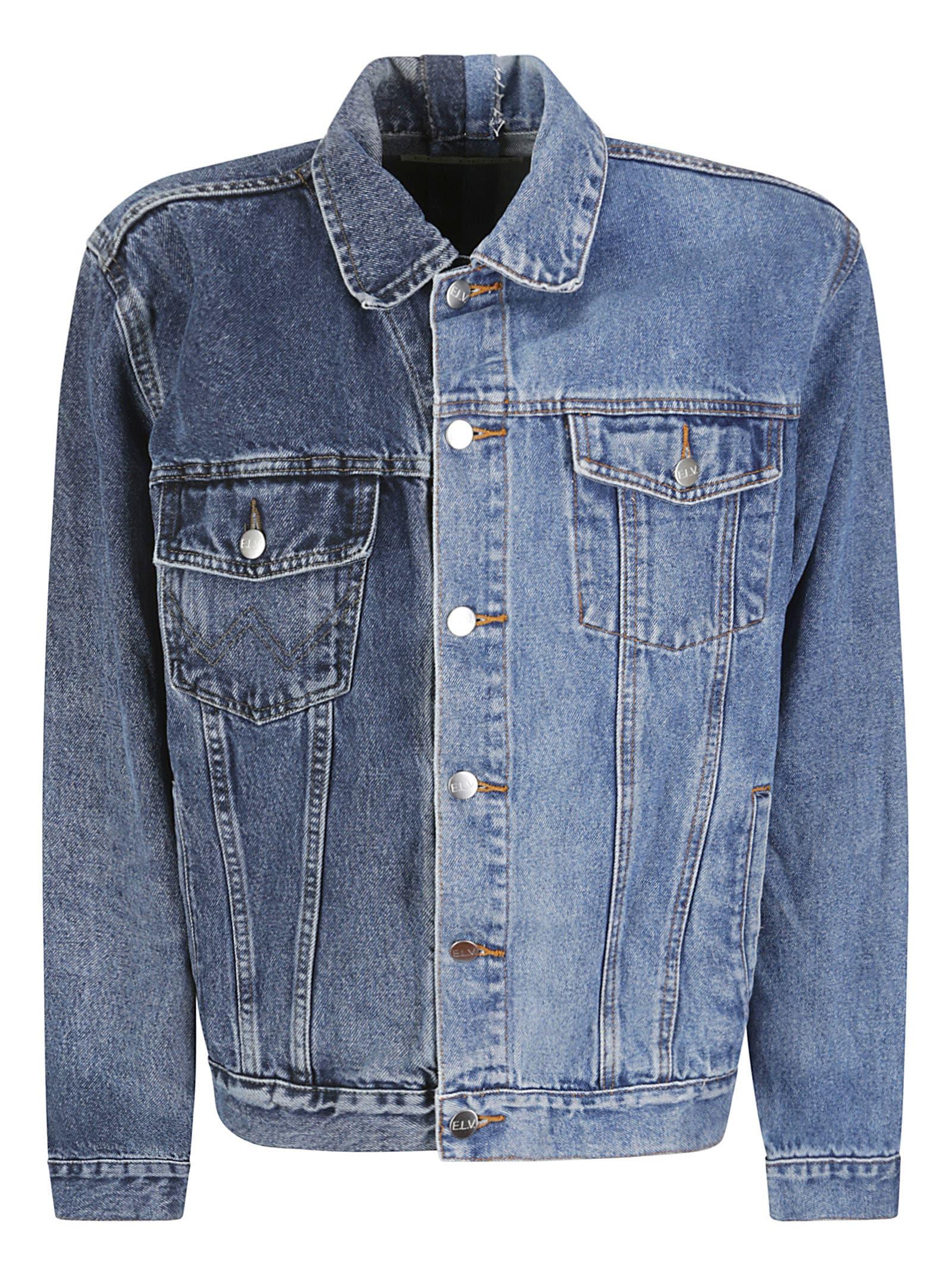 E.L.V. Denim Classic Denim Jacket in Blue | Lyst