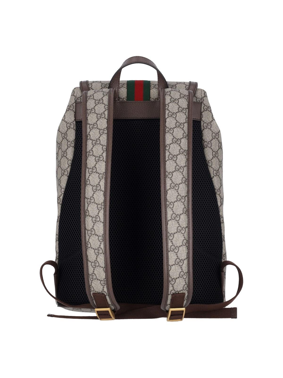 Gucci Small Backpack Ophidia in Black for Men | Lyst