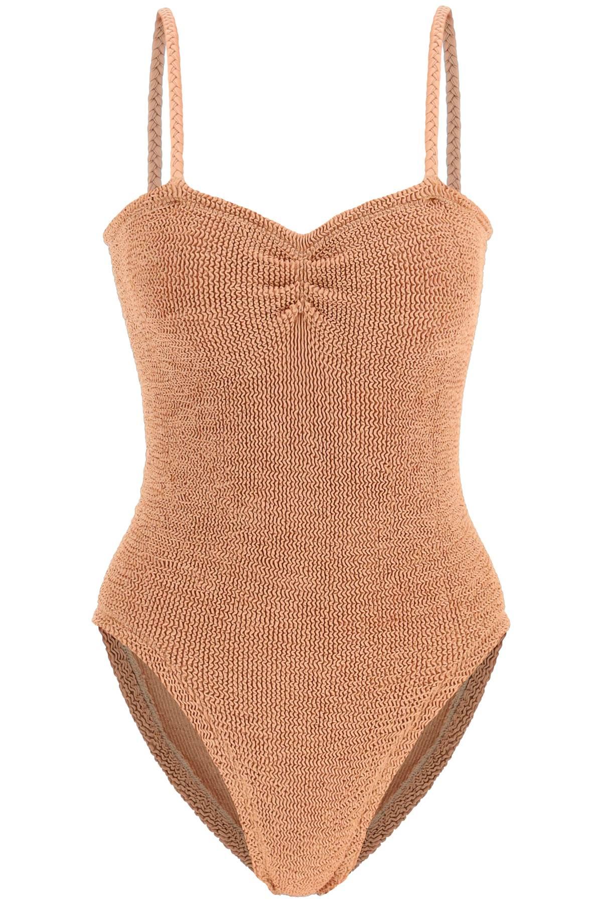 Hunza G Venus Swim One-piece Swimsuit in Brown | Lyst Hunza G Venus Swim One-piece Swimsuit in Brown | Lyst