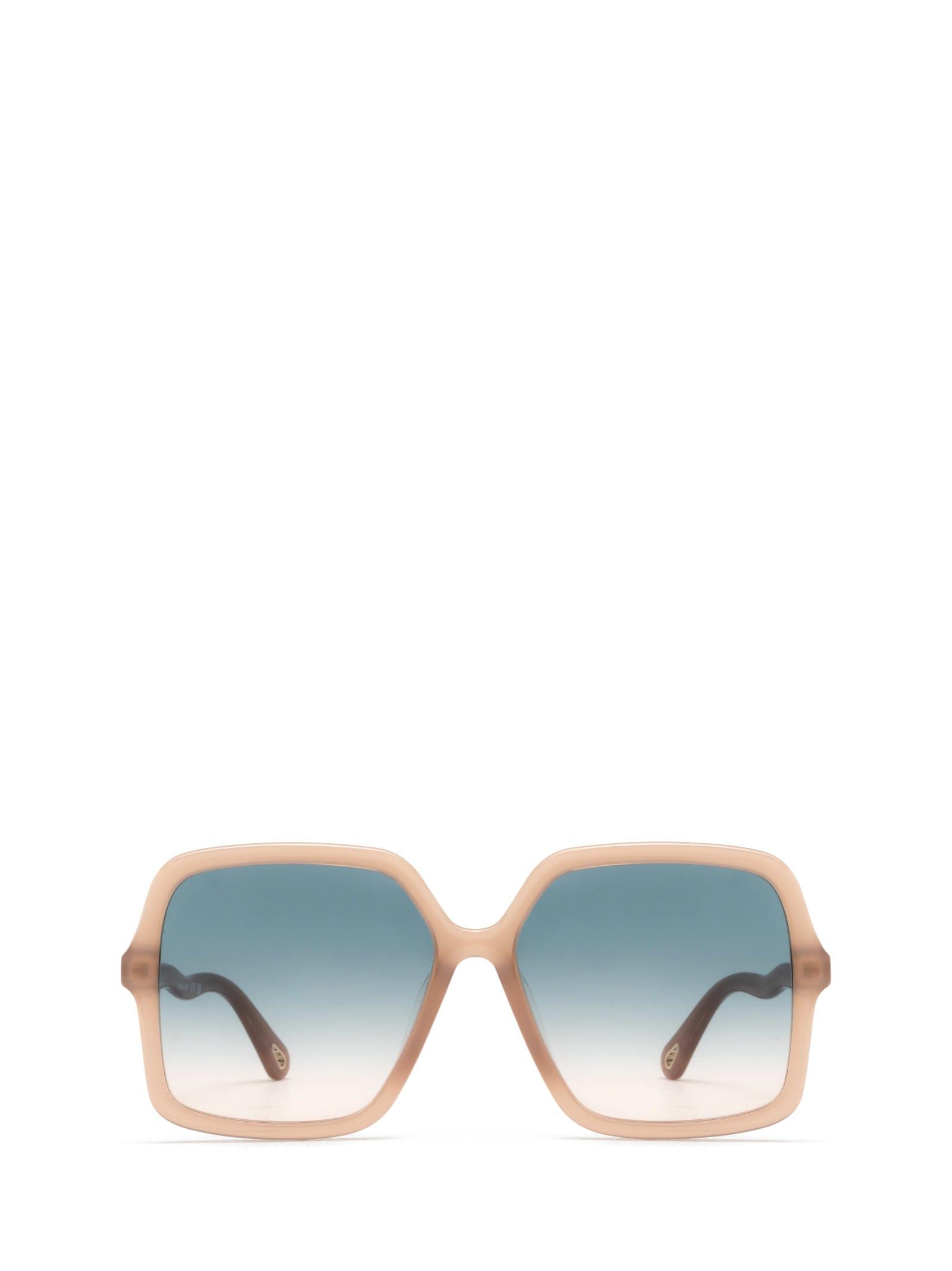 Chloé Ch0086sa Nude Sunglasses In Blue Lyst