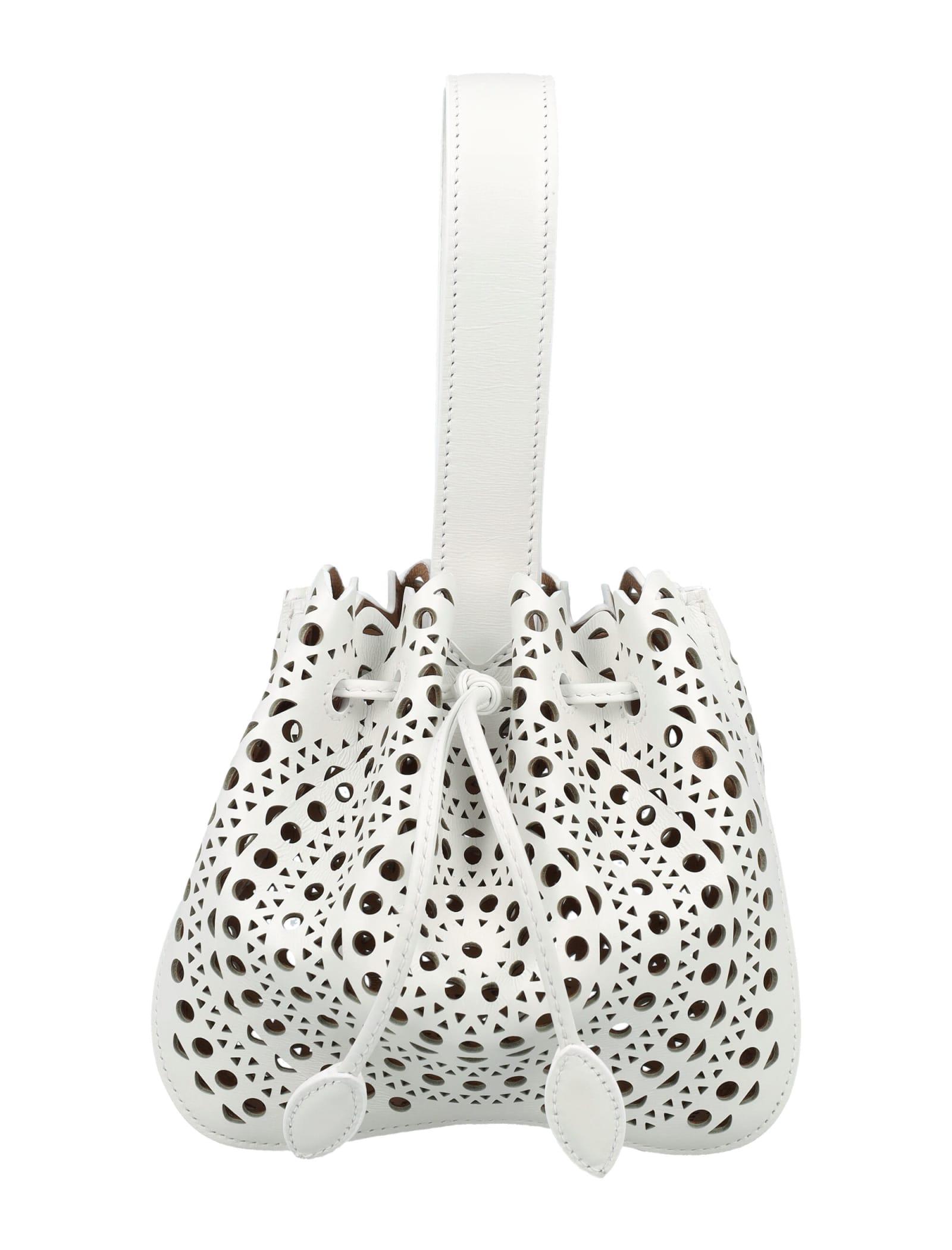 Alaïa Rose Marie Bag in White | Lyst