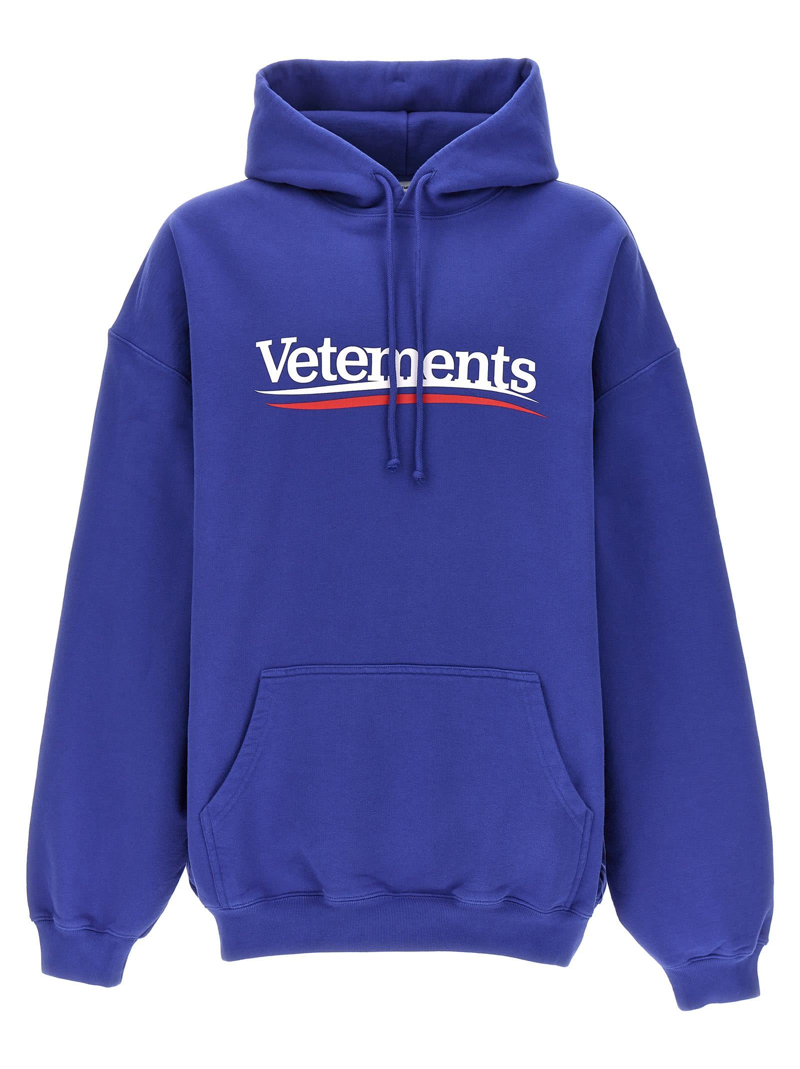 Vetements Campaign Logo Sweatshirt in Blue | Lyst