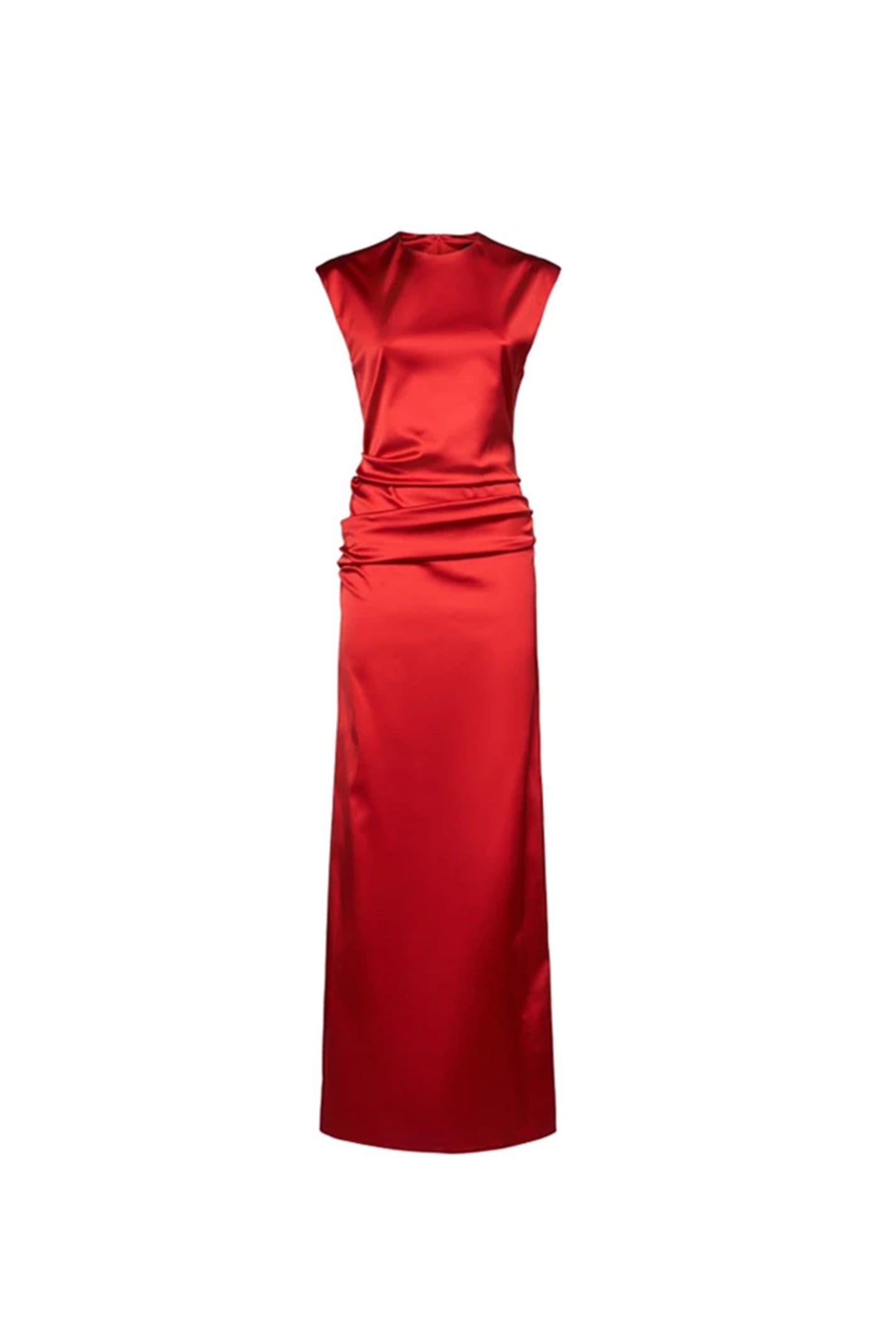Max Mara Rea Dress in Red | Lyst
