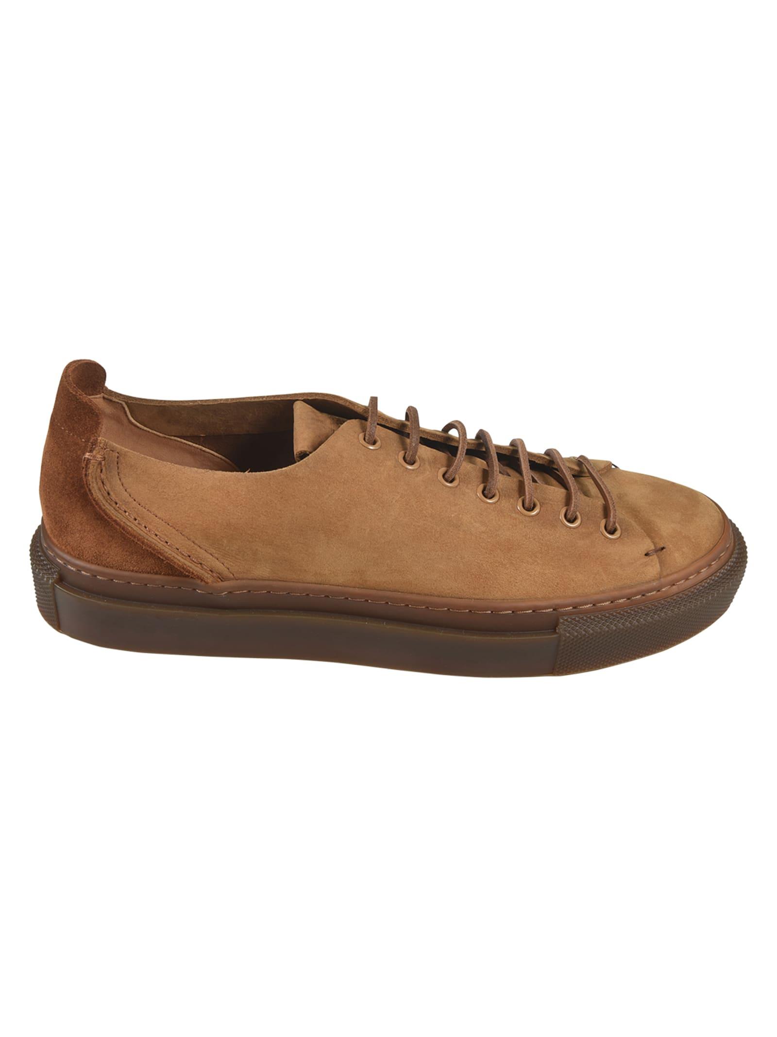 Buttero Low-Top Laced Sneakers in Brown for Men | Lyst