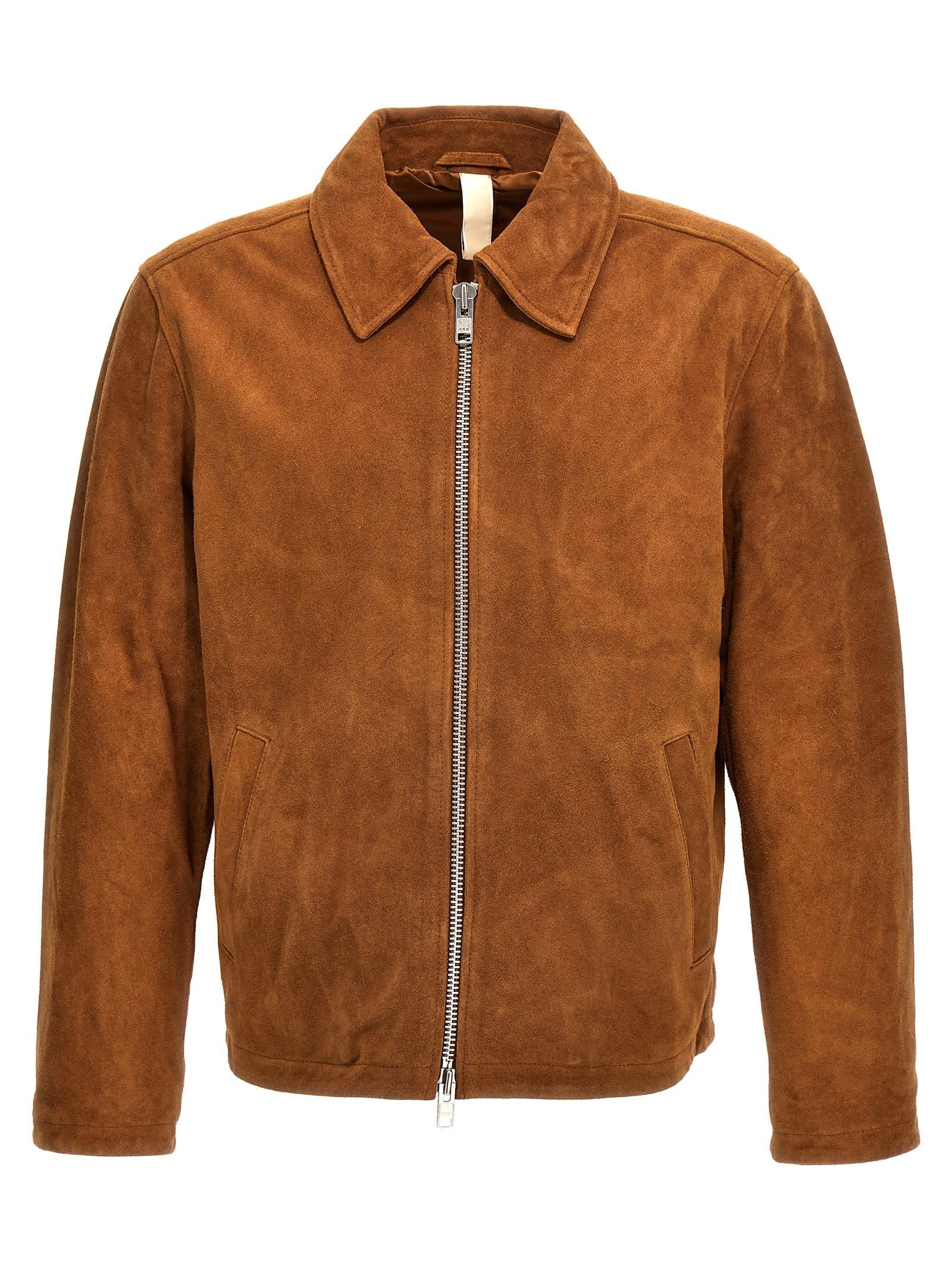 sunflower Suede Jacket in Brown for Men | Lyst