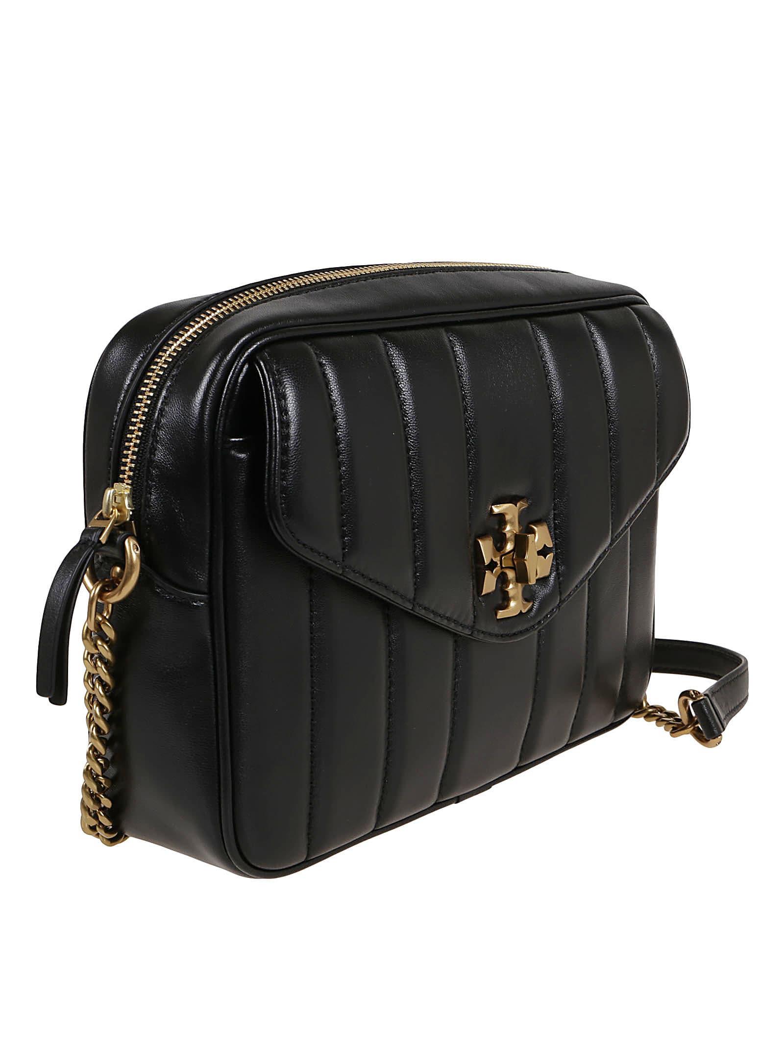 Tory Burch Kira Quilted Camera Bag In Black Lyst