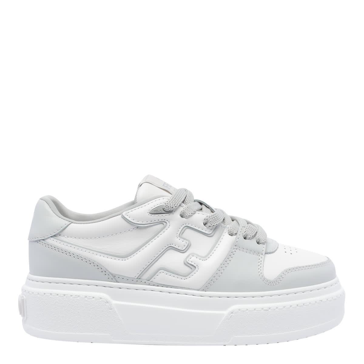 Fendi Platform Match Sneakers in White | Lyst