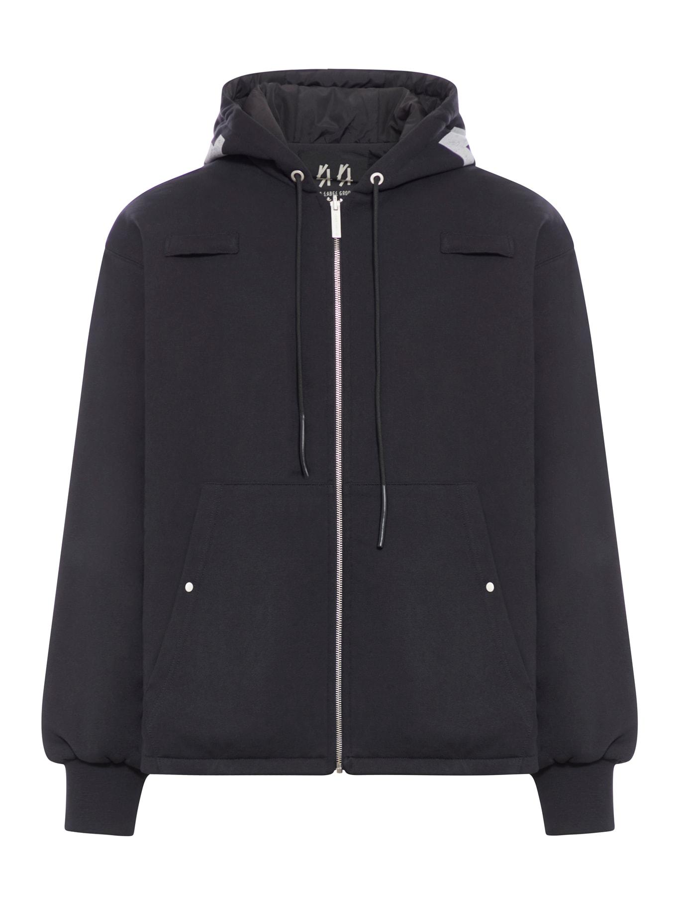 44 Label Group Reversible Jacket With Hood And Logo in Blue for Men | Lyst