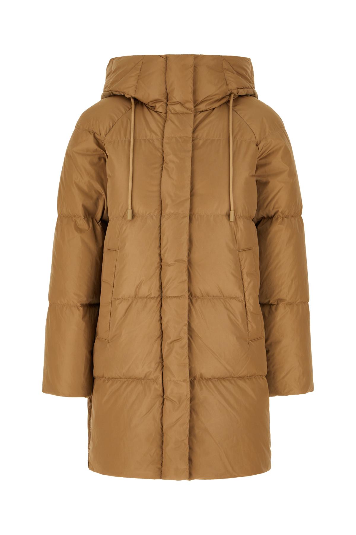 Weekend by Maxmara Biscuit Nylon Down Jacket in Natural | Lyst