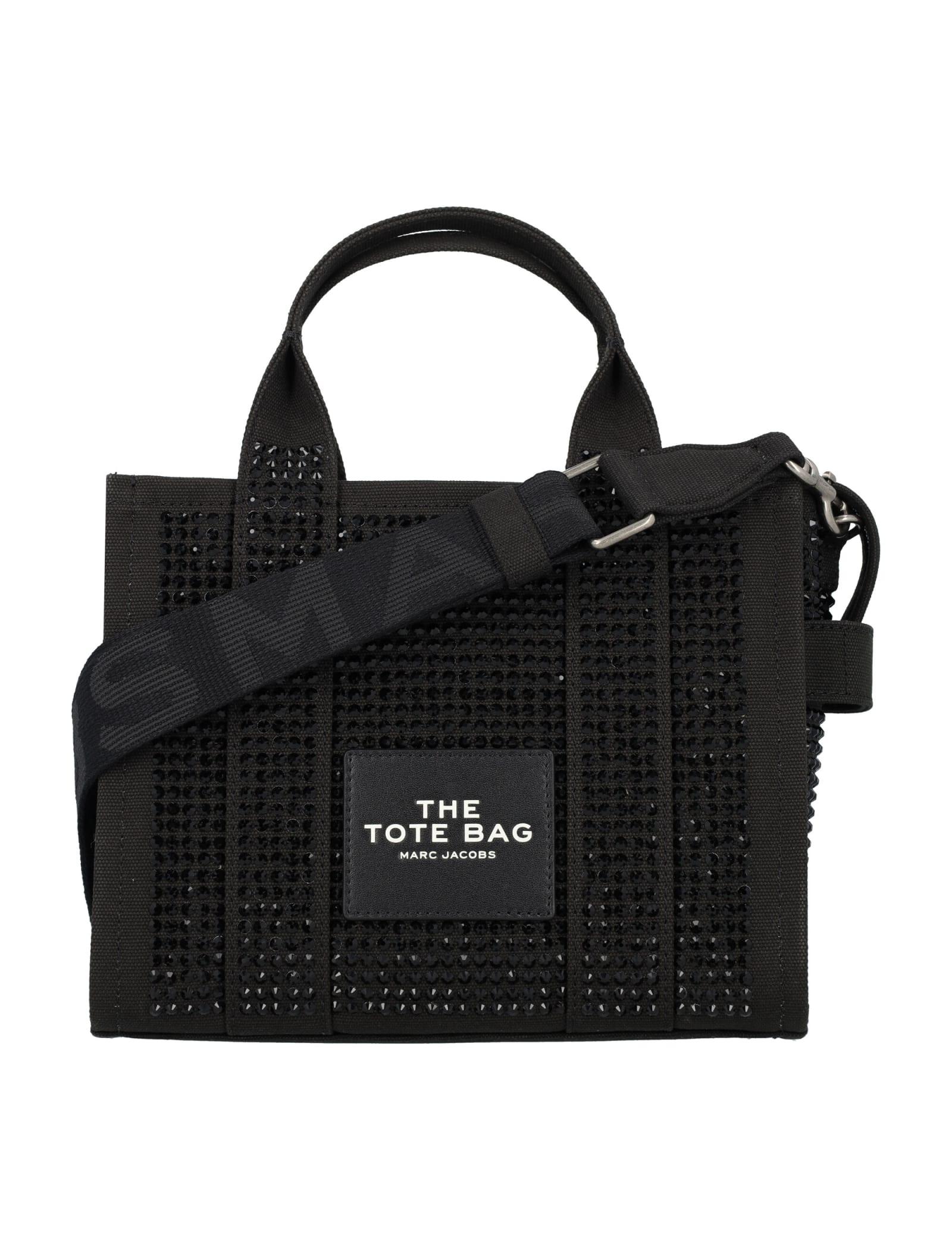 Marc Jacobs The Small Crystal Tote Bag in Black | Lyst