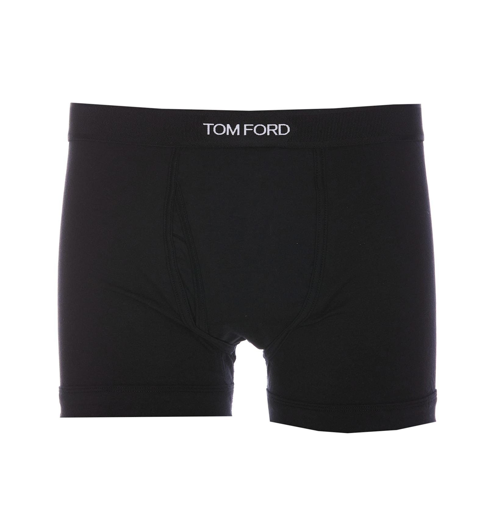 Tom Ford Logo Boxer in Black for Men | Lyst