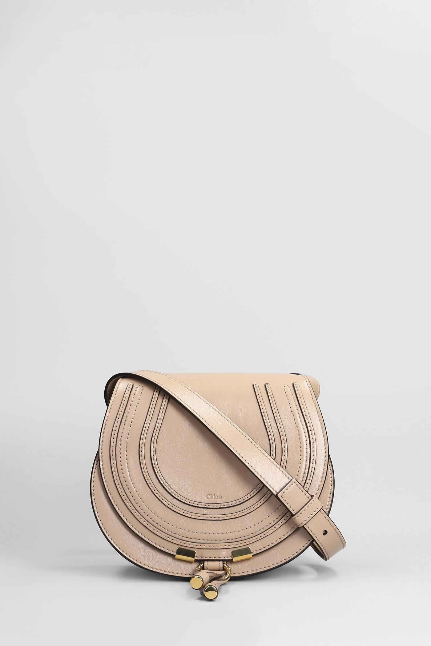 Chloé Marcie Shoulder Bag in Natural | Lyst UK