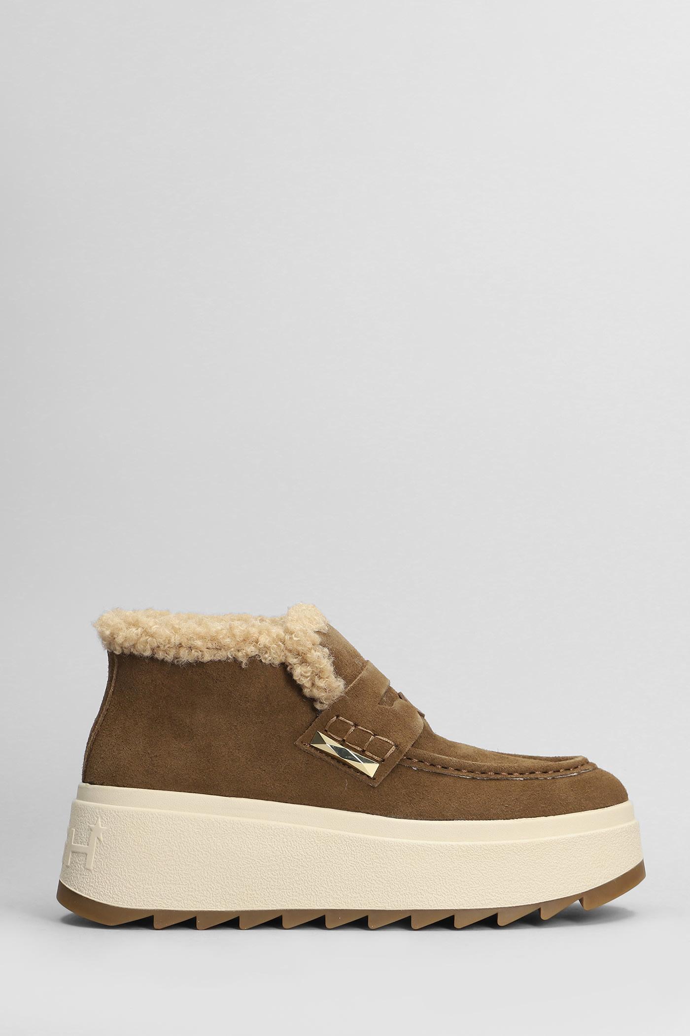 Ash Magic Low Heels Ankle Boots in Brown | Lyst