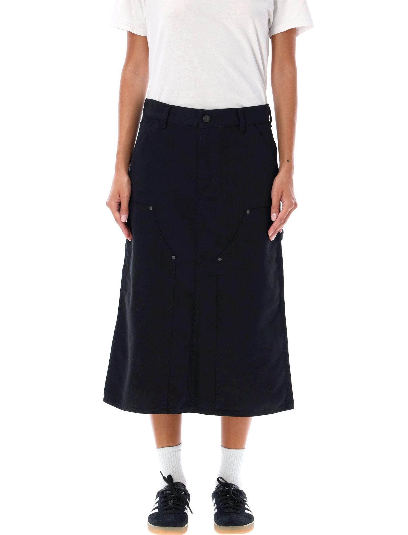 Carhartt W Double Knee Skirt in Black | Lyst
