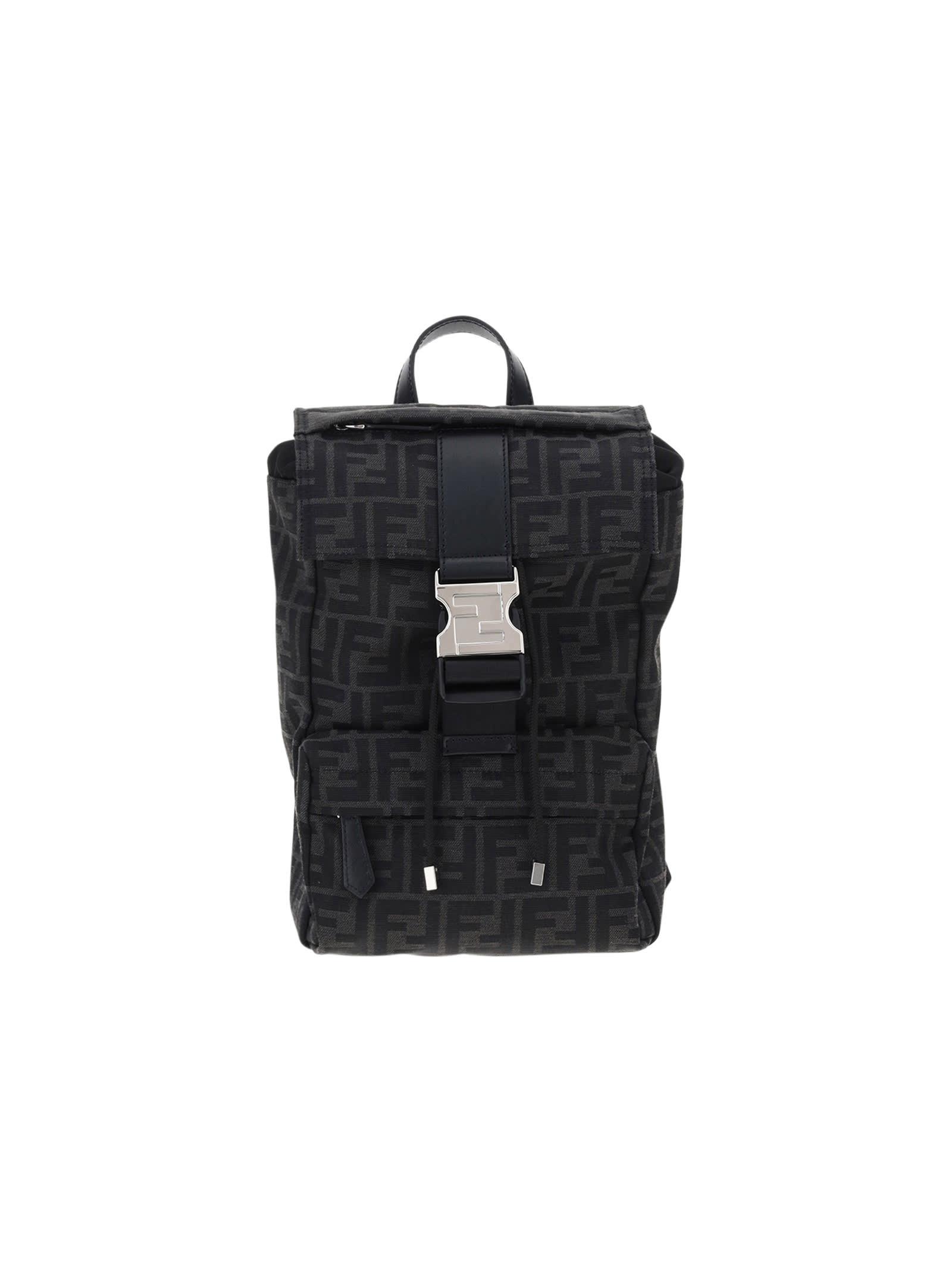 Fendi Ness Backpack in Black for Men | Lyst