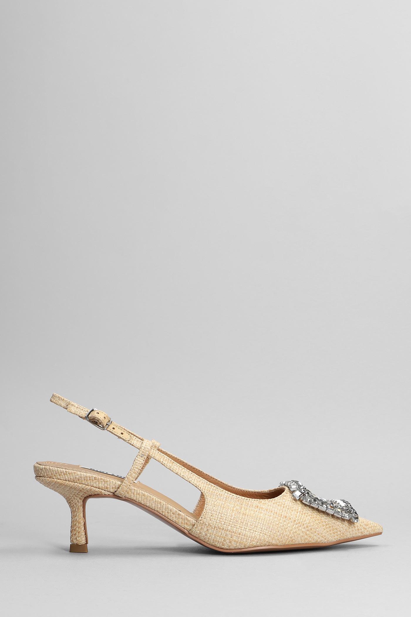 Bibi Lou Pumps In Beige Synthetic Fibers in Natural | Lyst