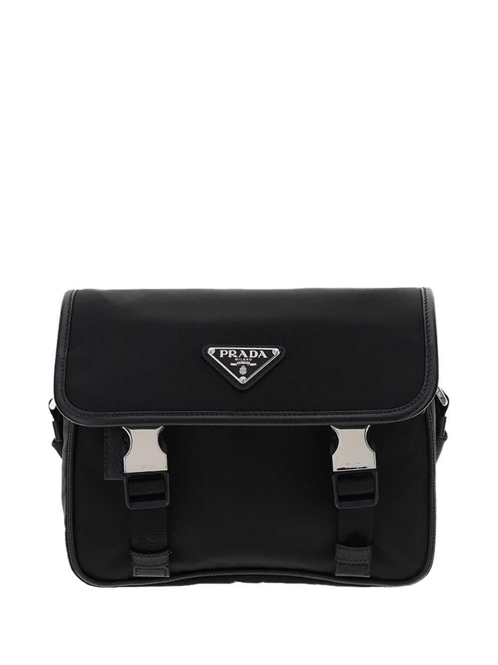 Prada Shoulder Bag in Black for Men | Lyst