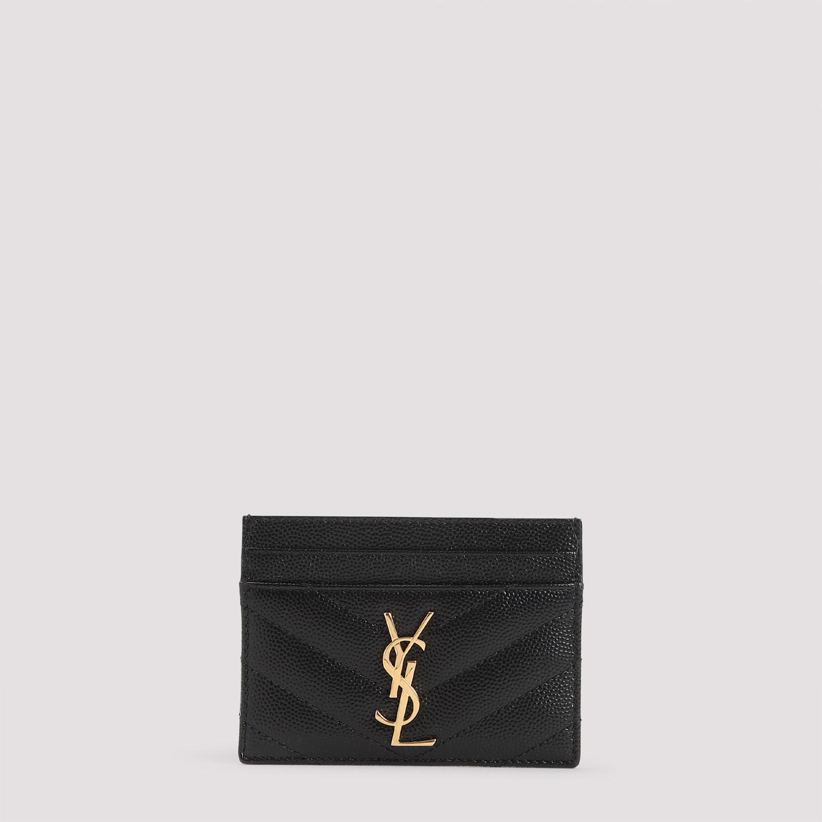 Saint Laurent Ysl Card Case in Black | Lyst UK