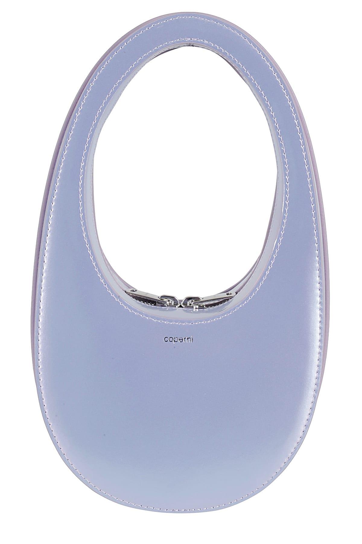 Coperni Pearlised Mini Swipe Bag in Blue | Lyst