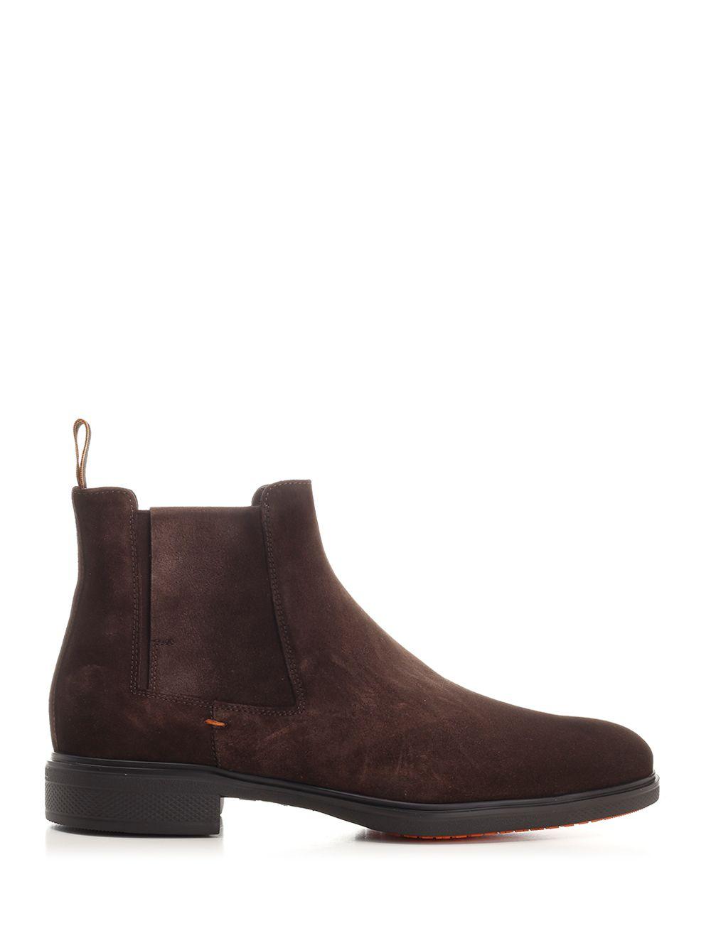 Santoni Easy Boot in Brown for Men | Lyst