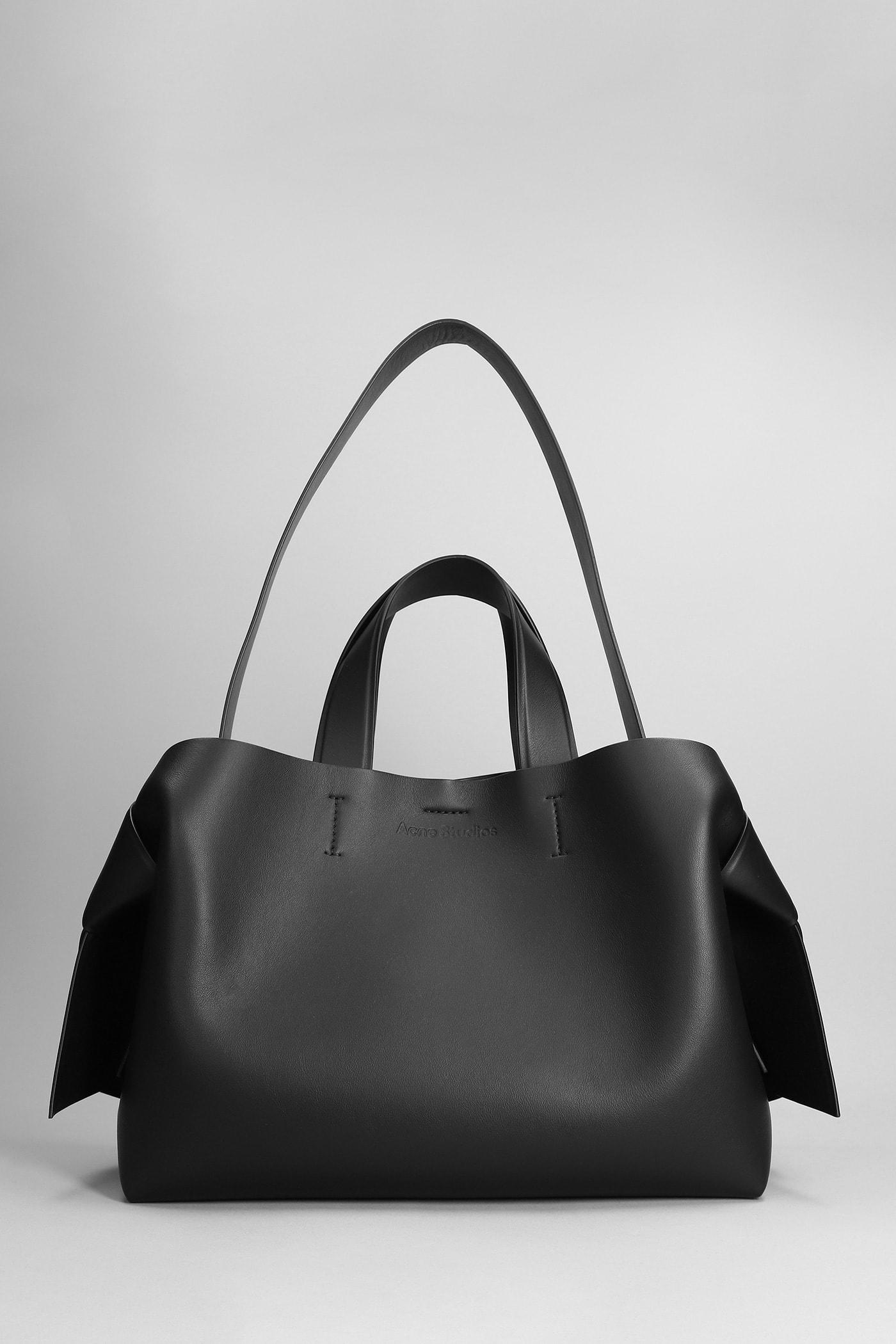 Acne Studios Musubi Midi Tote In Leather in Black | Lyst