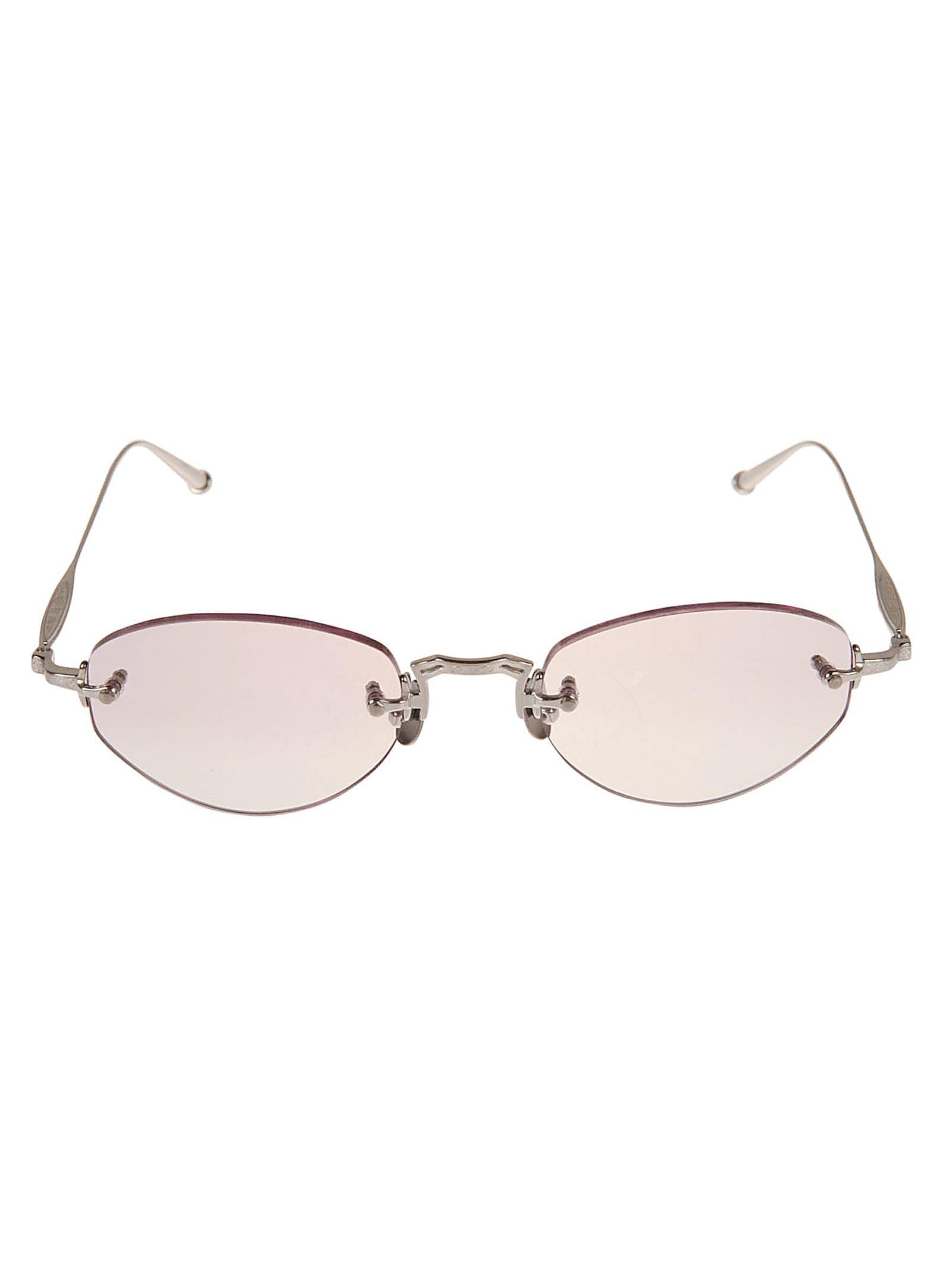 Matsuda Pentagon Glasses In Metallic Lyst