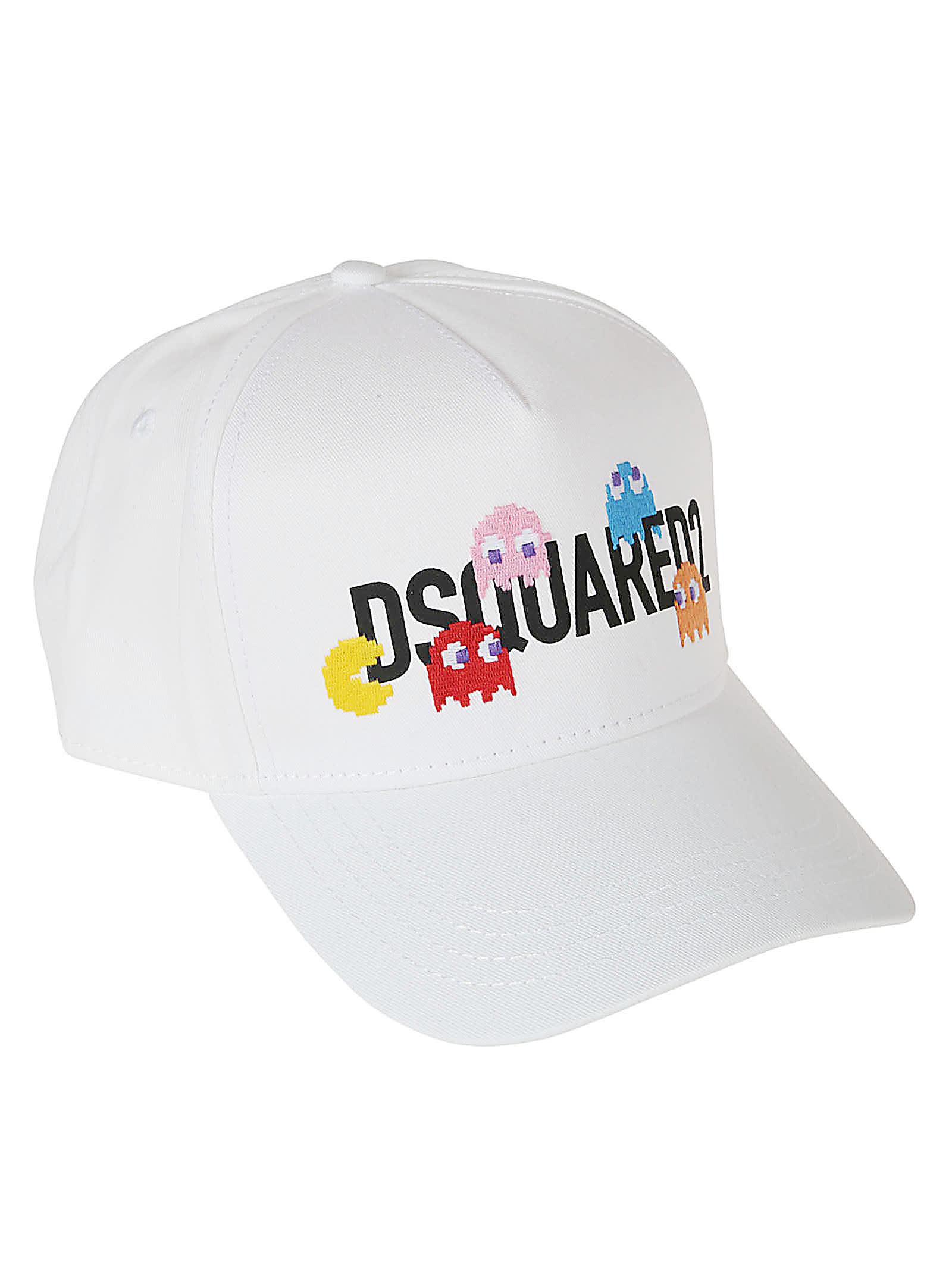 DSquared² Pac- Logo Baseball Cap in White for Men | Lyst