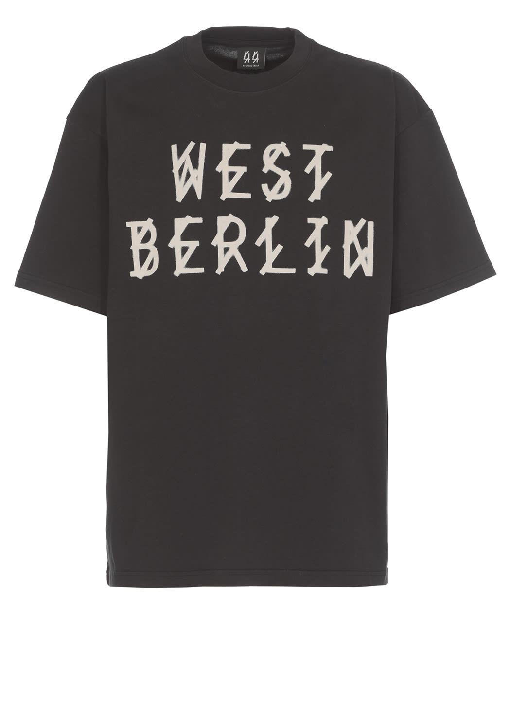 44 Label Group West Berlin T-shirt in Black for Men | Lyst UK