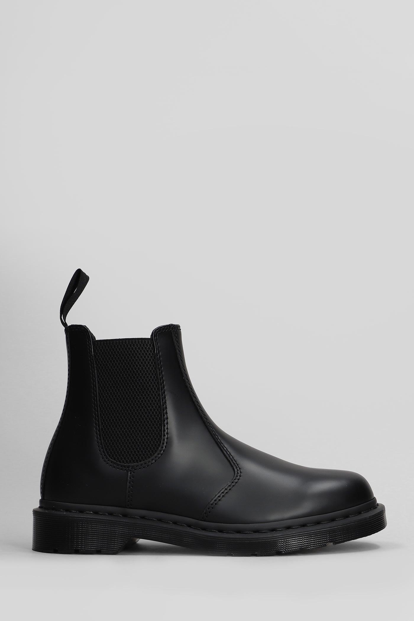 Dr. Martens 2976 Mono Combat Boots in Black for Men | Lyst