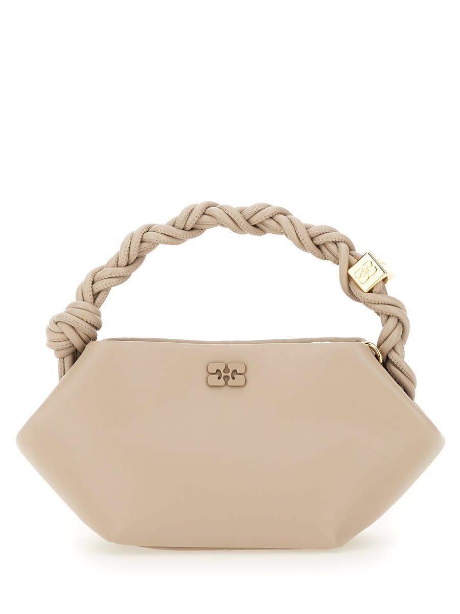 Ganni Mini Bou Bag in Natural | Lyst