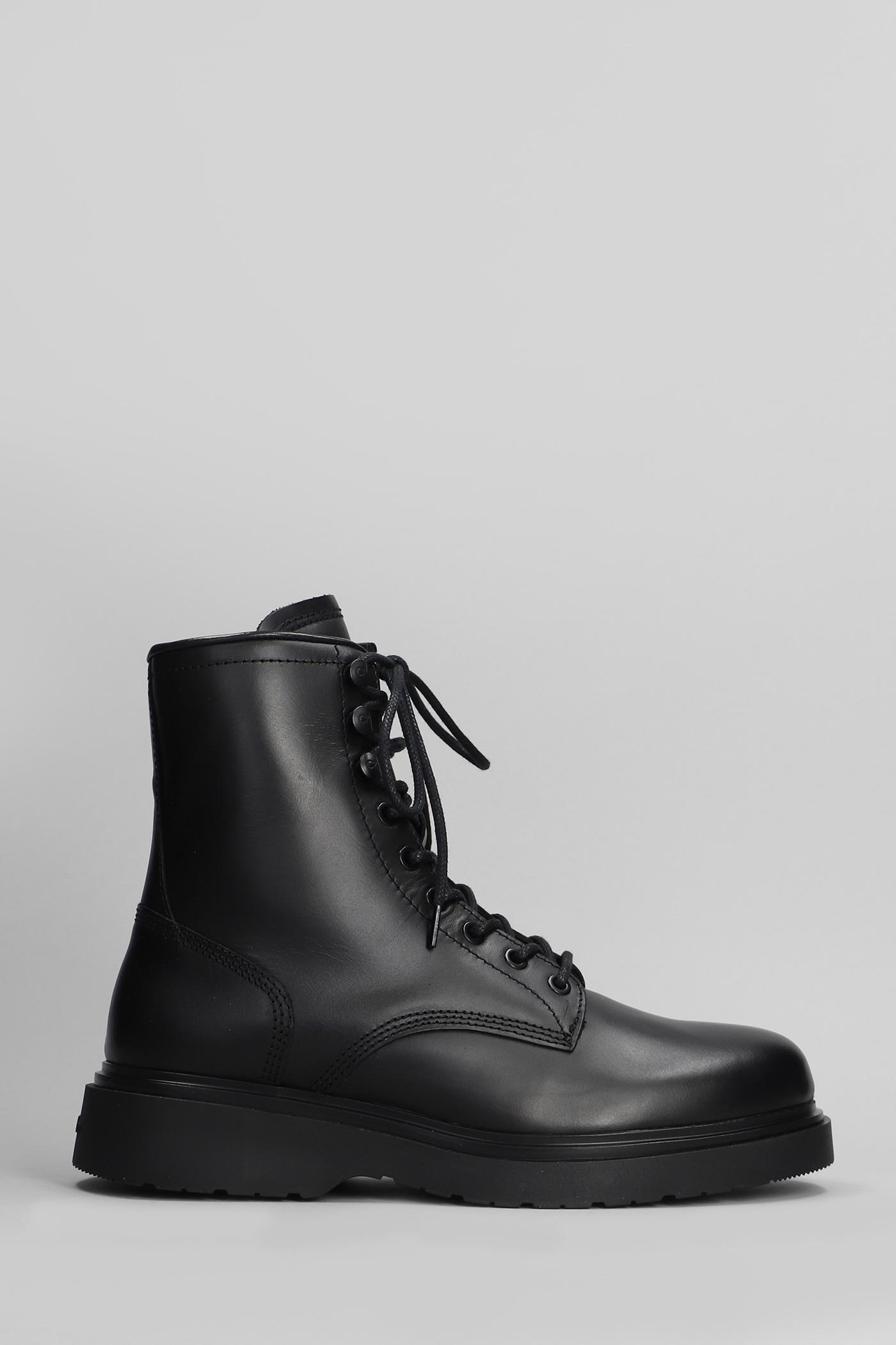 Calvin Klein Combat Boots in Black for Men | Lyst