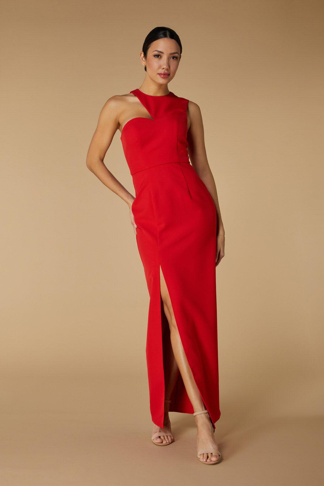 Jarlo guarantee Lan Asymmetric Sequin Midi
