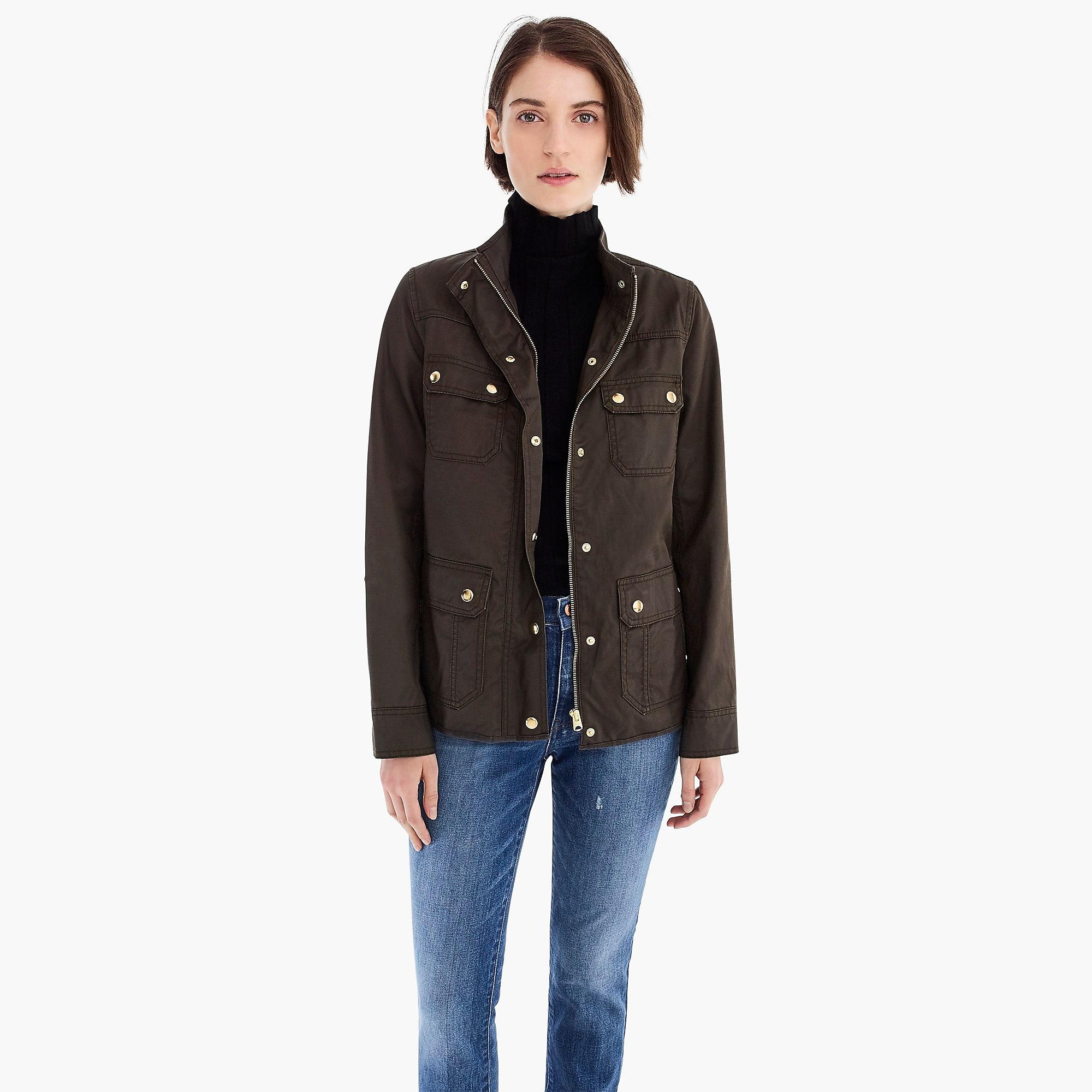 J.Crew Cotton The Downtown Field Jacket in Brown - Lyst