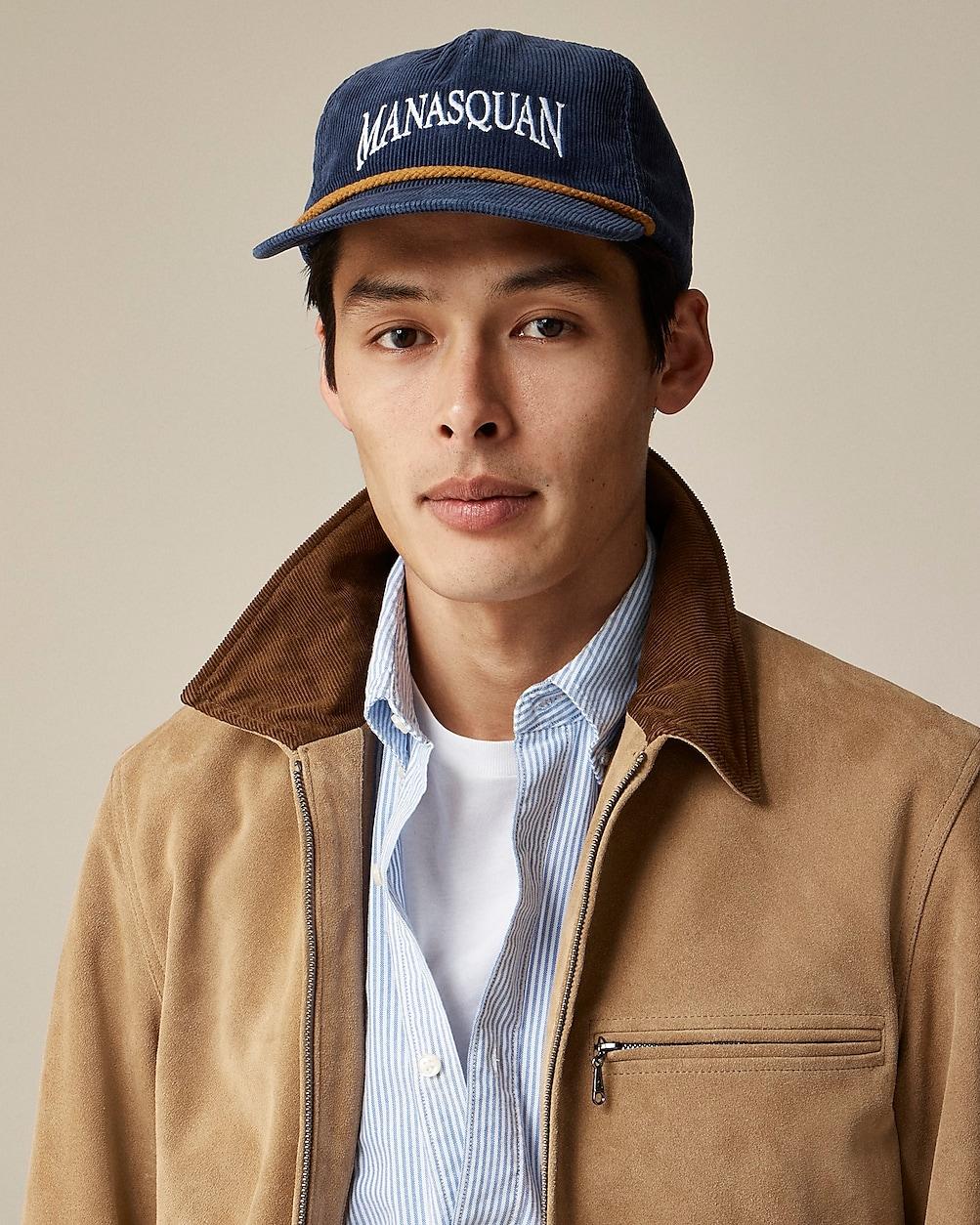J.Crew Beams Plus X Made-In-The-Usa Embroidered Corduroy Baseball Cap ...