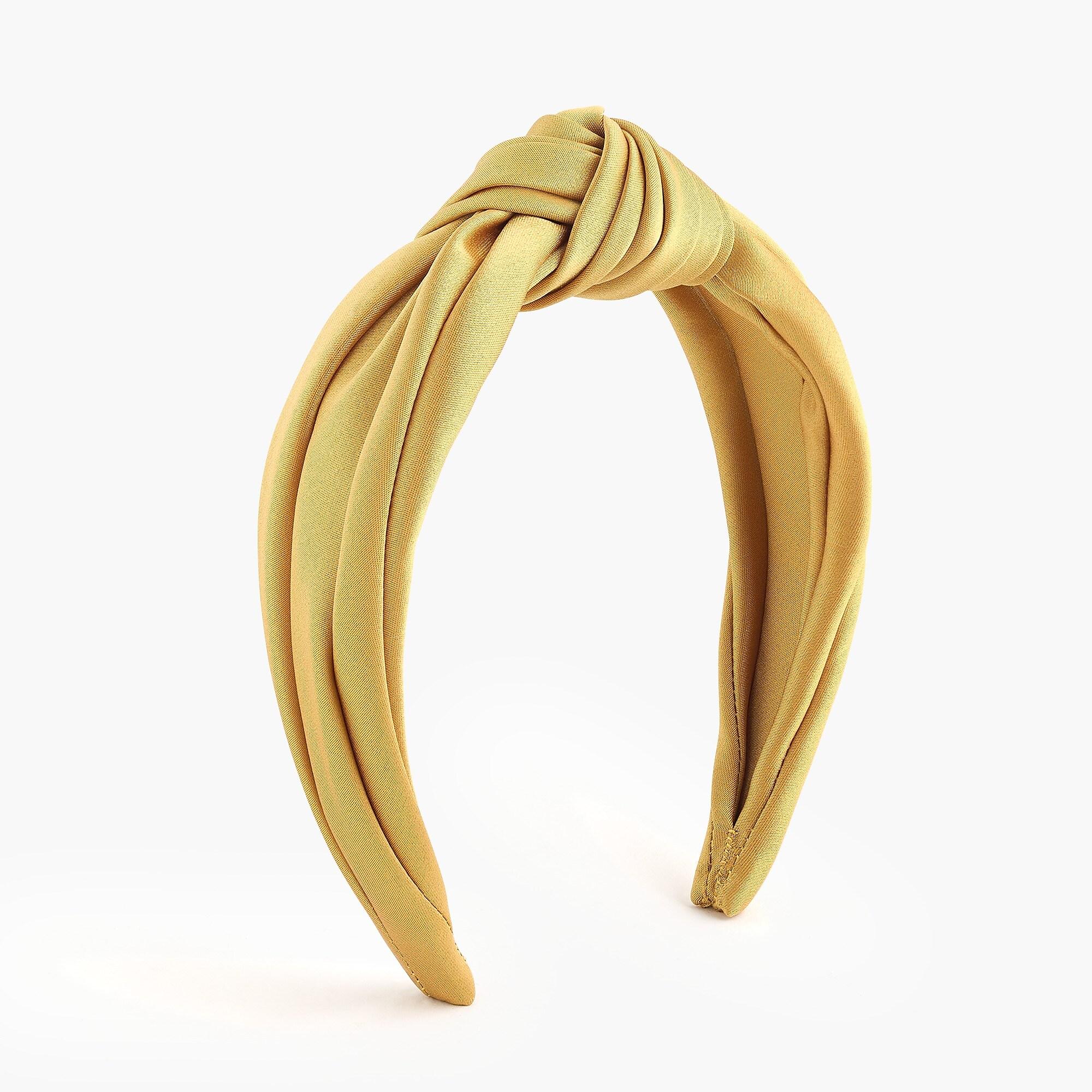 J.Crew Satin Turban Knot Headband in Yellow - Lyst J.Crew Satin Turban Knot Headband in Yellow - Lyst