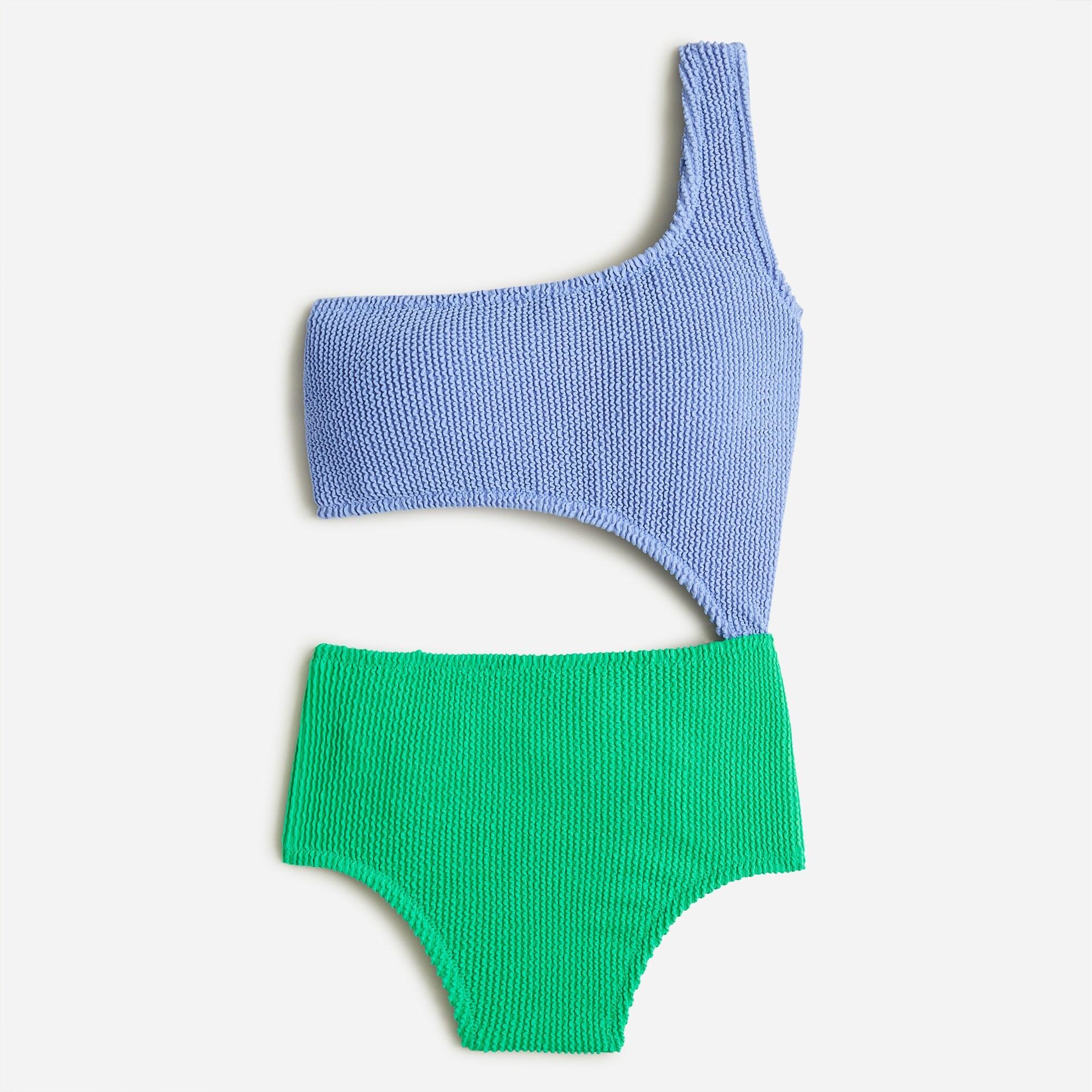 J Crew Textured One Piece Swimsuit With Cutouts Lyst