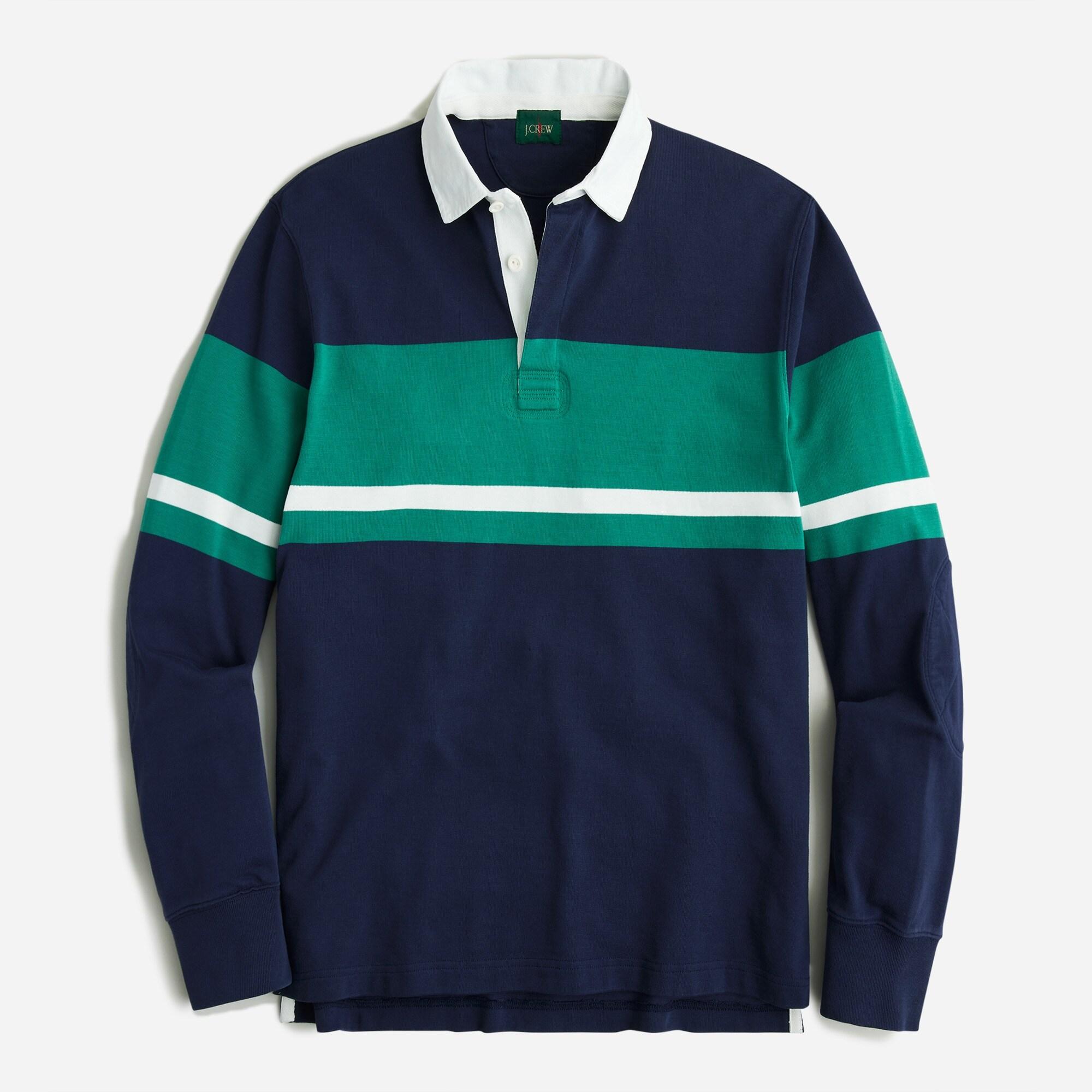 J.Crew Rugby Shirt In Stripe in Blue for Men | Lyst