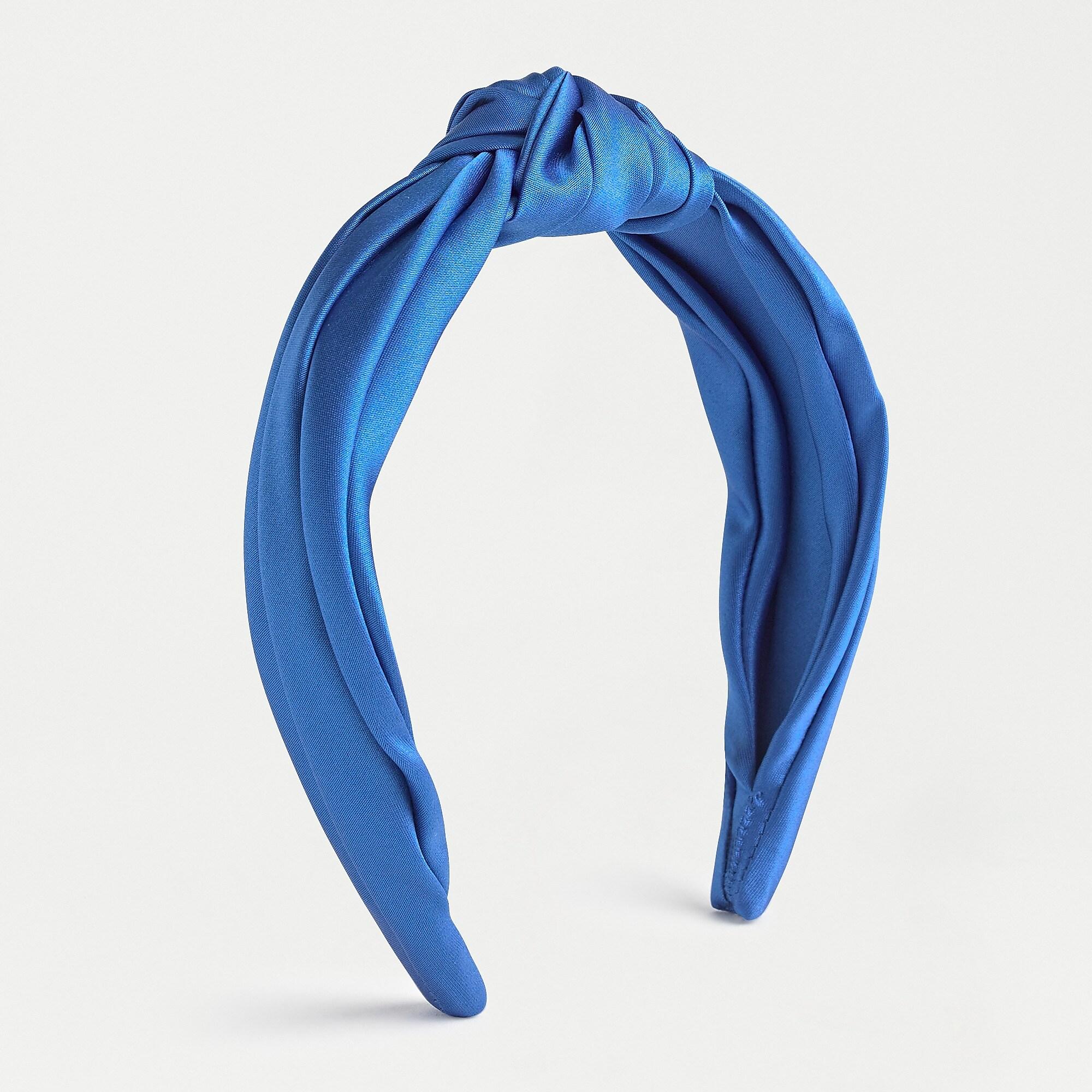 J.Crew Satin Turban Knot Headband in Blue - Lyst J.Crew Satin Turban Knot Headband in Blue - Lyst