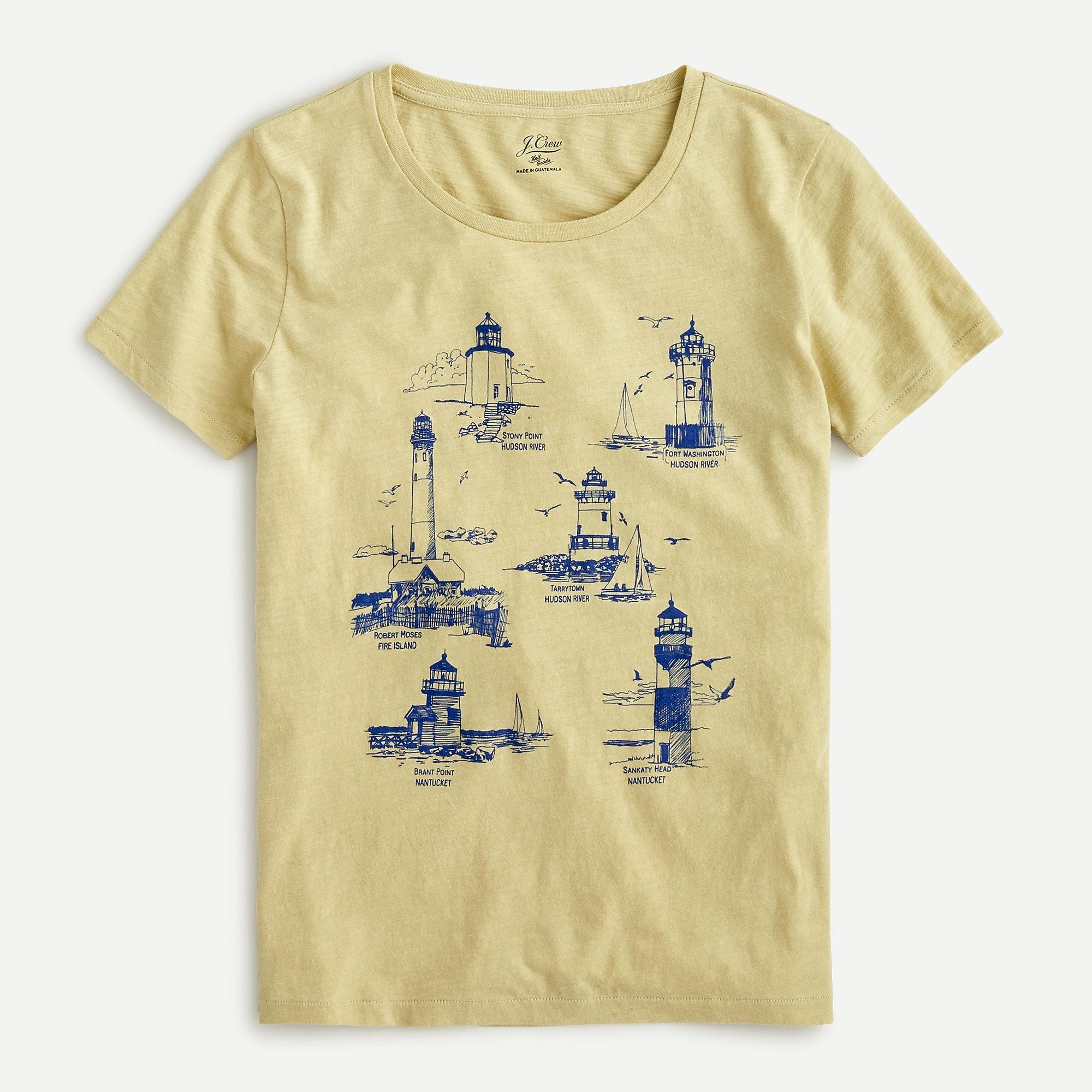 J.Crew Vintage Cotton Lighthouse T-shirt - Lyst