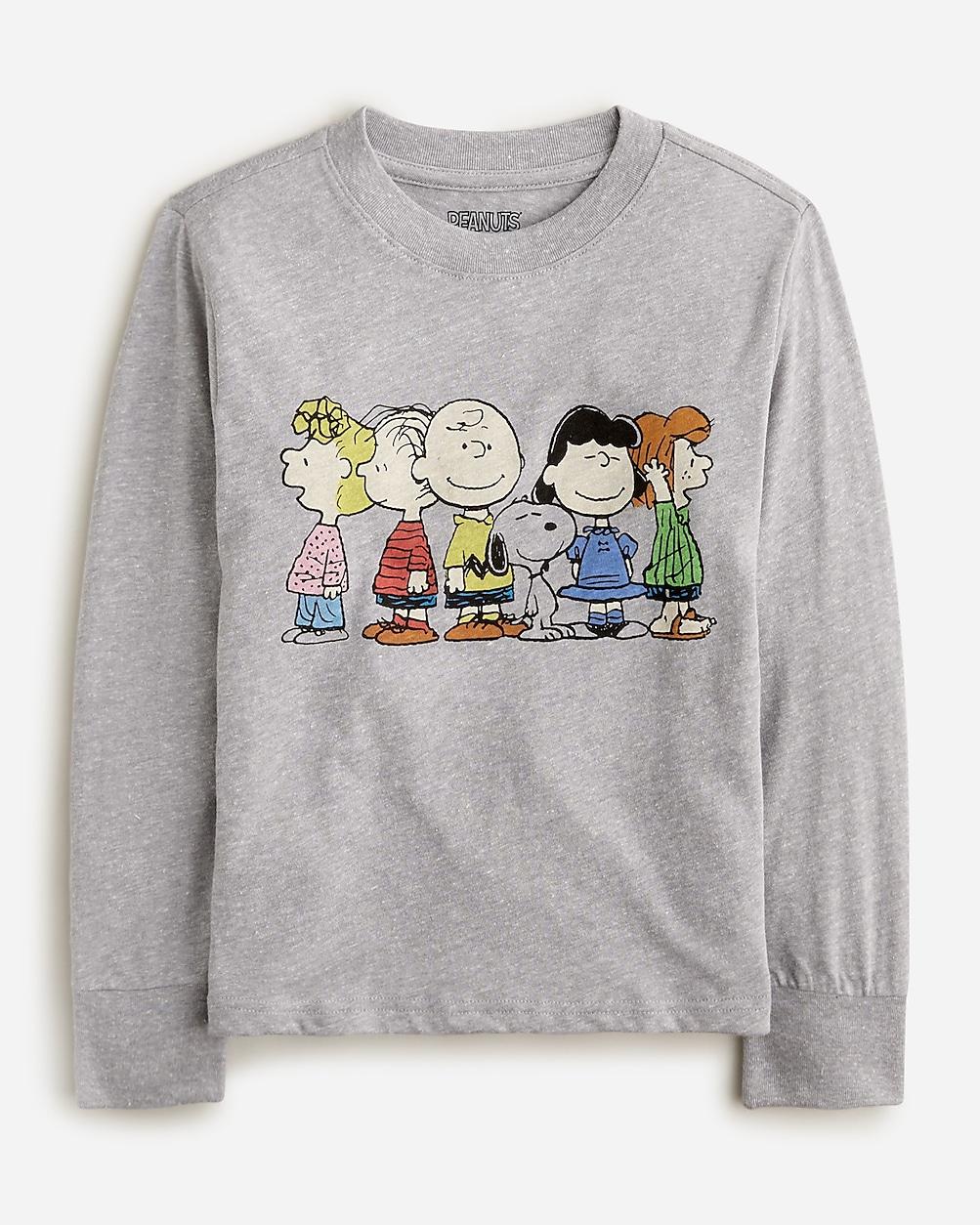 J.Crew Peanuts X Crewcuts Snoopy And Gang Graphic T-Shirt in Gray for ...
