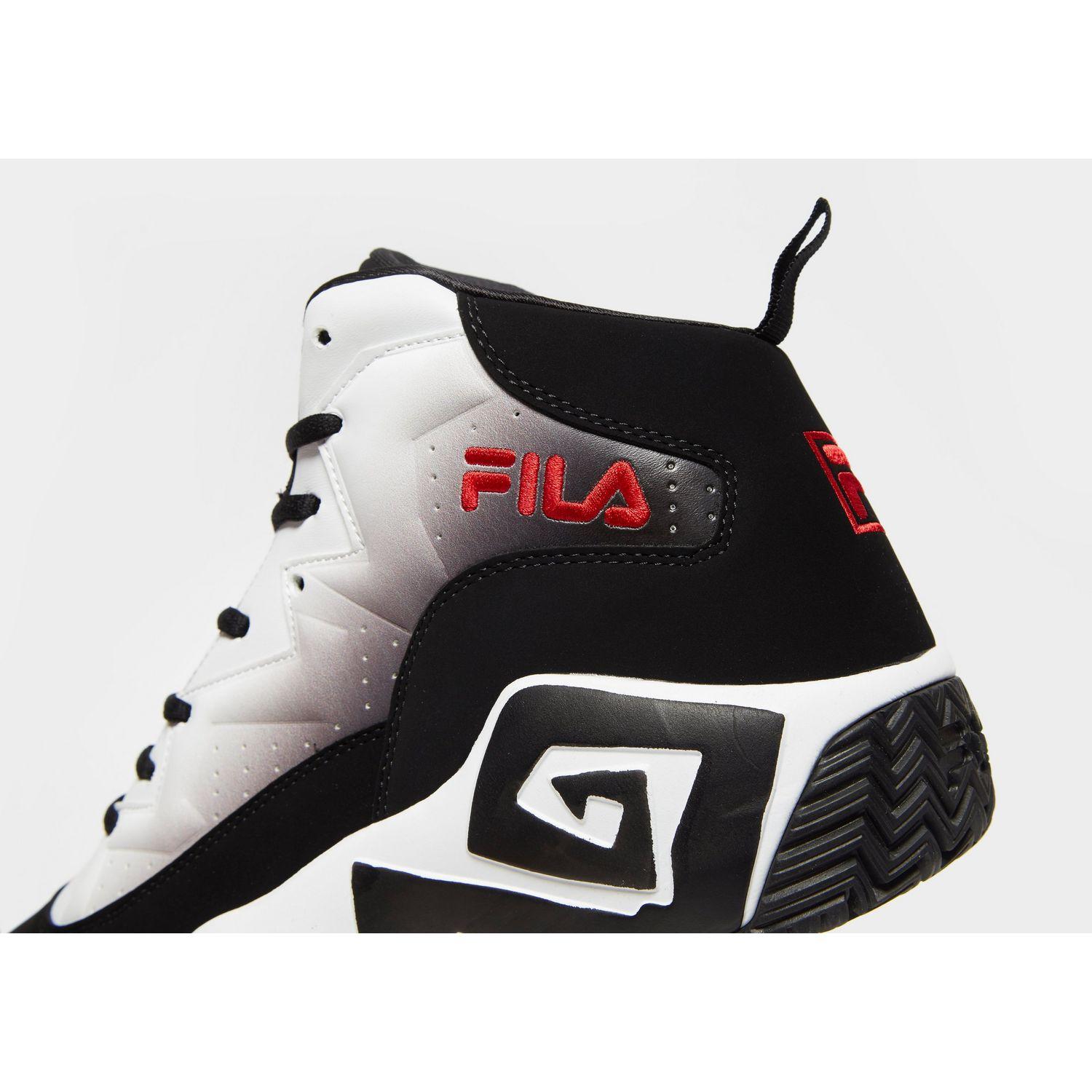 Fila Leather Mb Fade in Black/White/Red (Black) for Men - Lyst