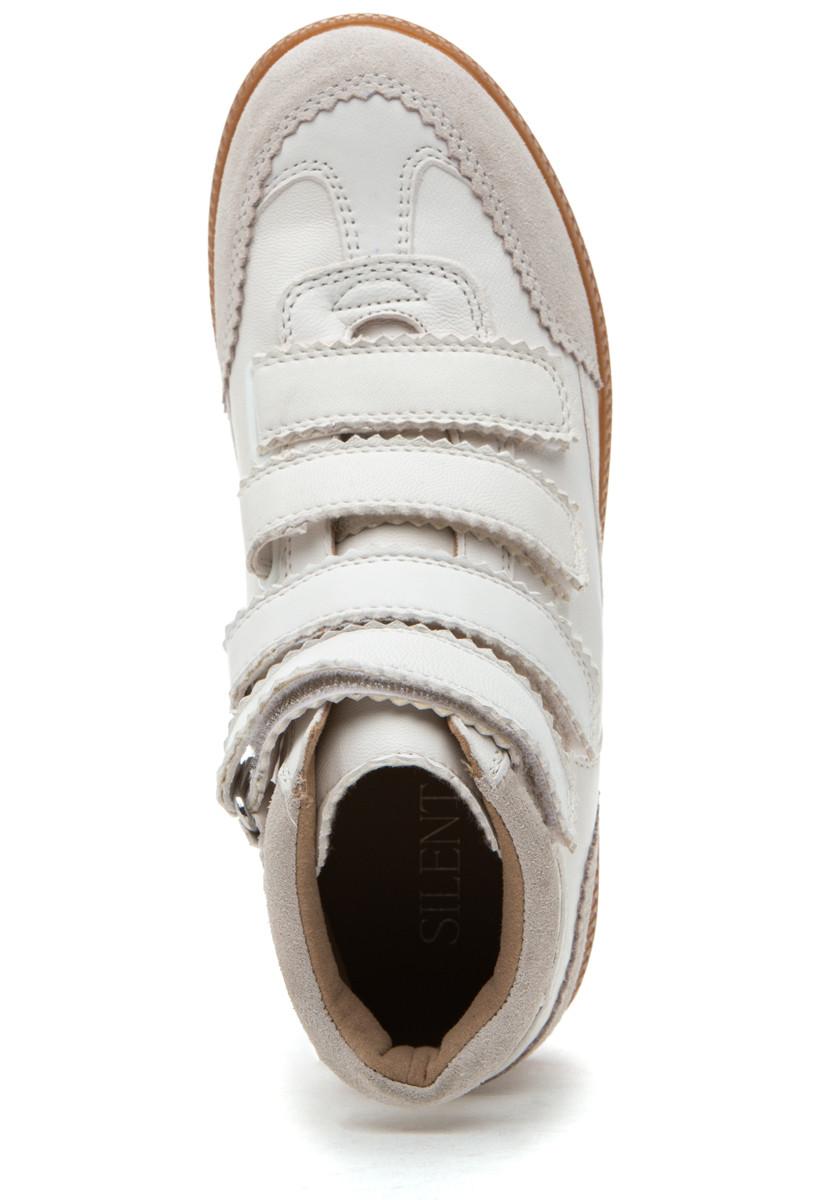 Silent D "Silent D Scarlett Sneaker Leather in White | Lyst