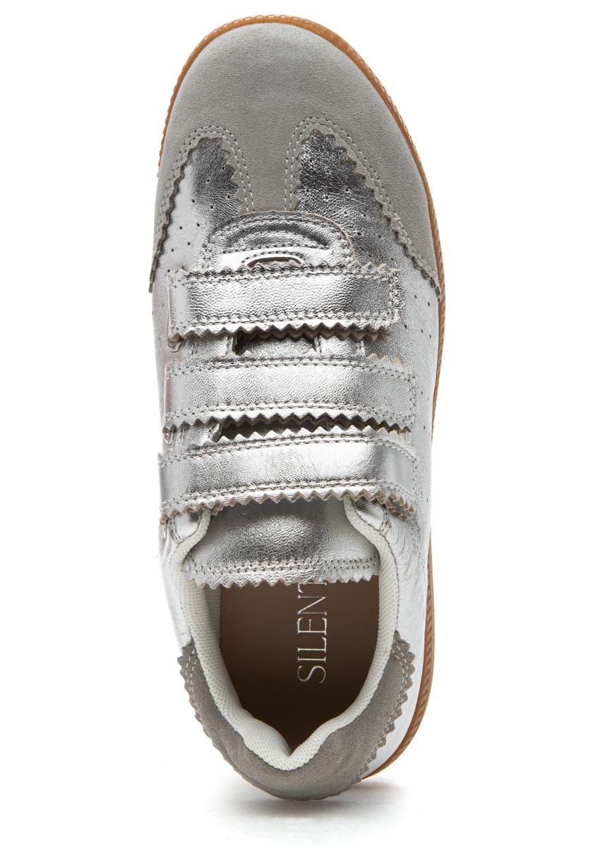 Silent D "Silent D Seena Sneaker Leather in Gray | Lyst